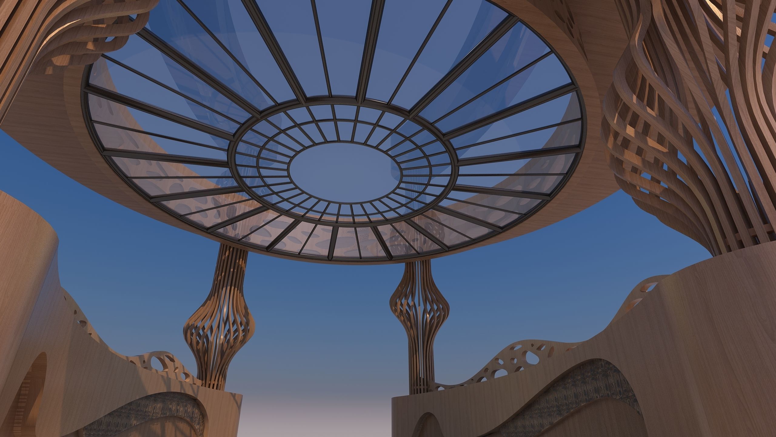 0189 - Parametric Pergola 3D model | CGTrader