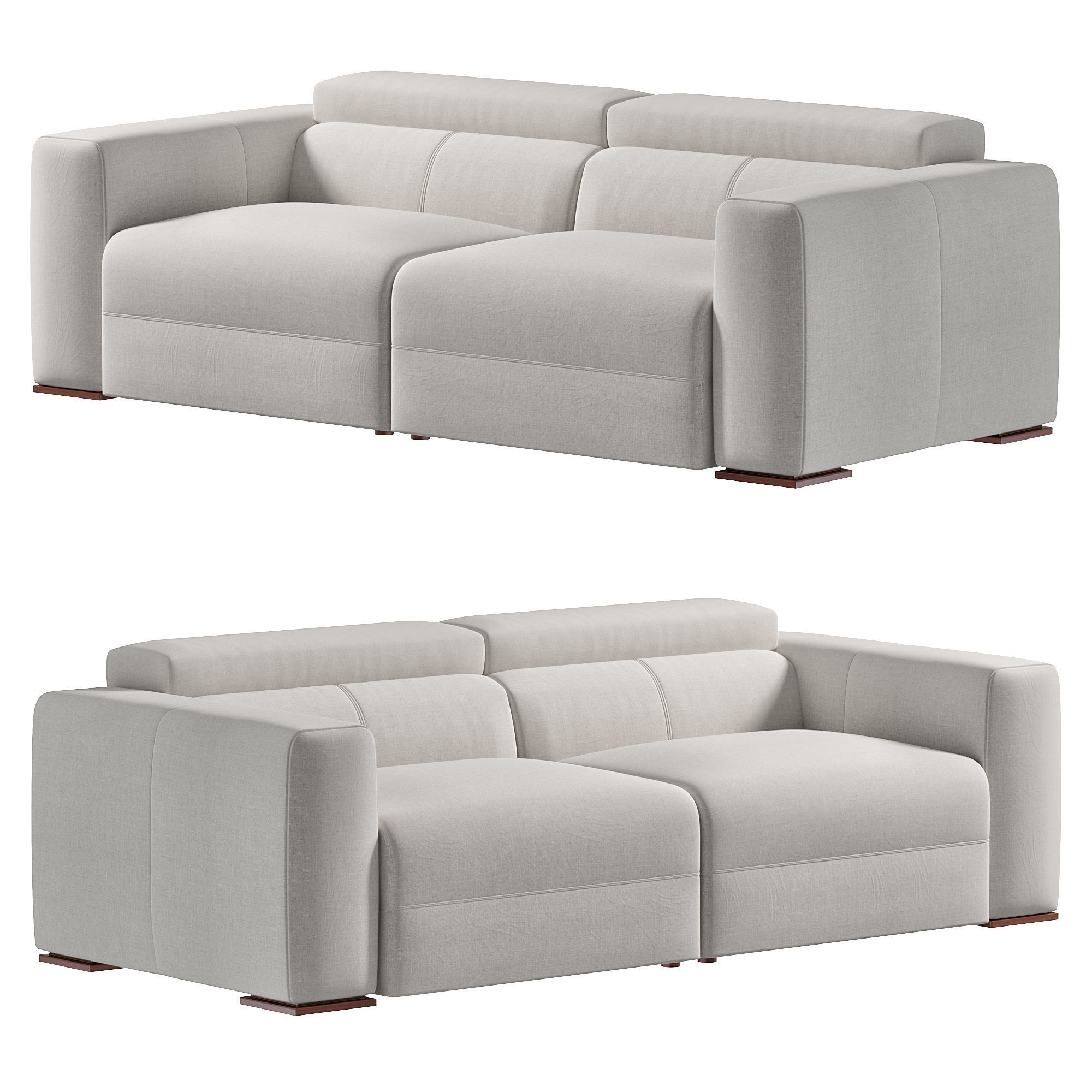 Balance sofa by Nattuzi 3D model | CGTrader