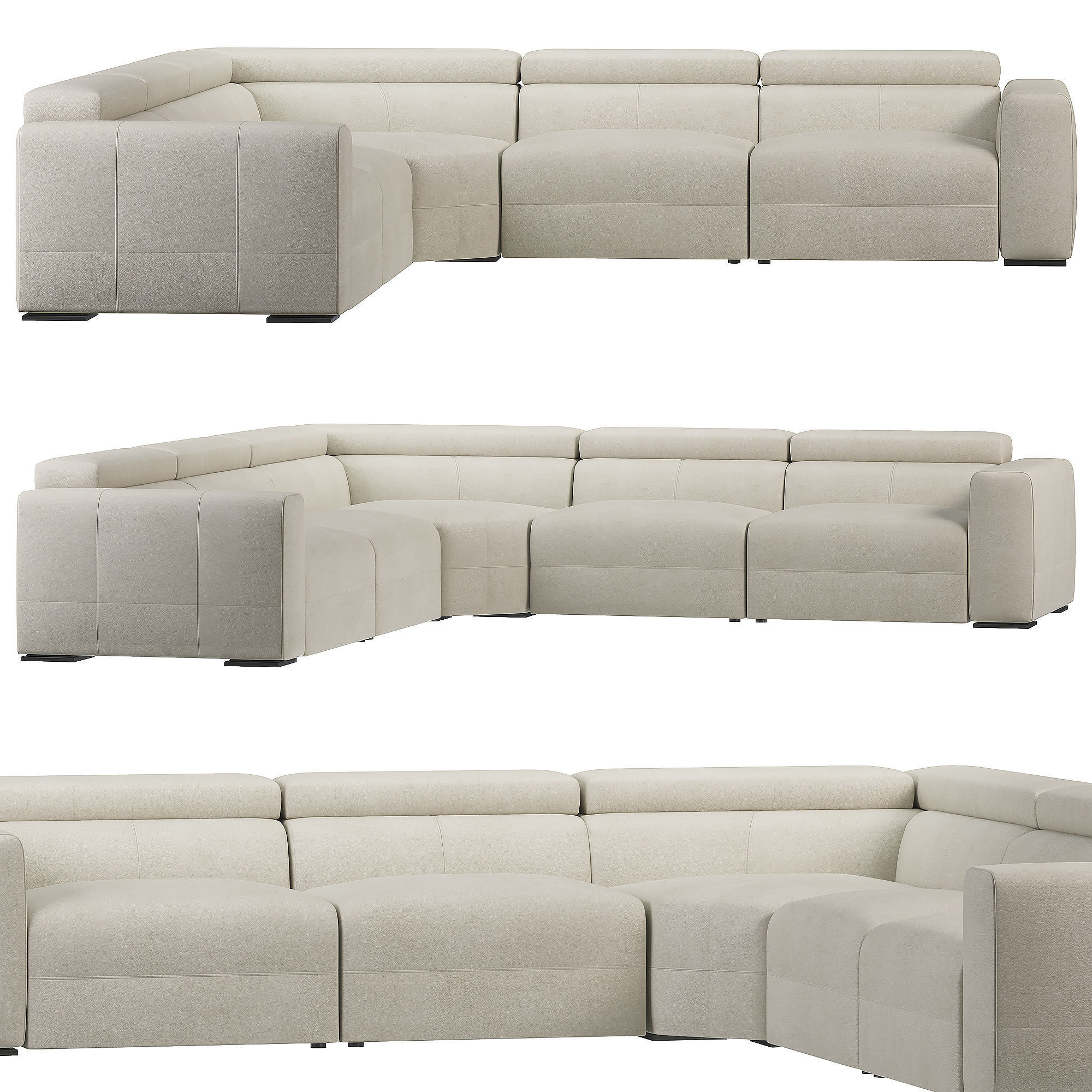 Balance Sofa by Natuzzi 3D model | CGTrader