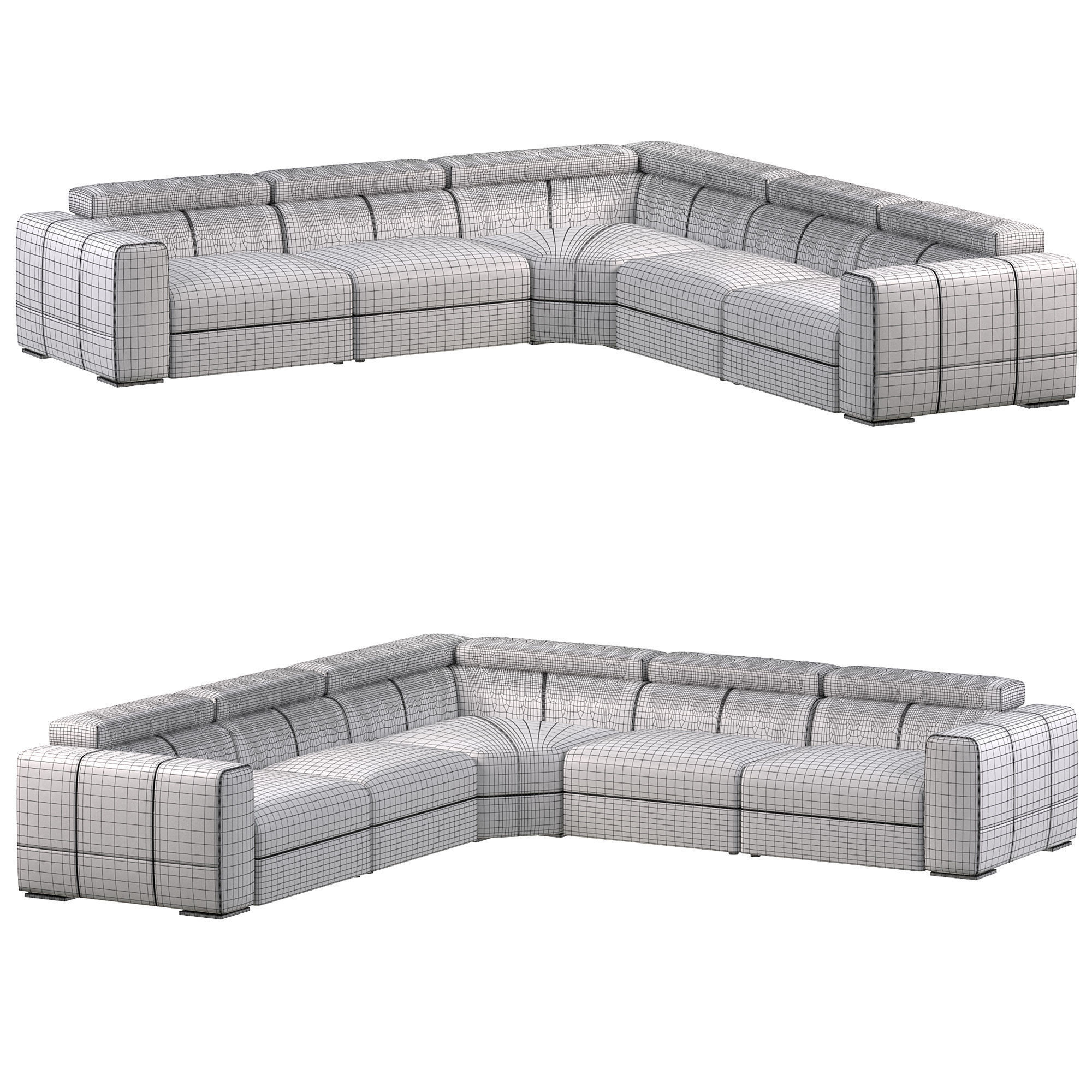 Balance Sofa by Natuzzi 3D model | CGTrader