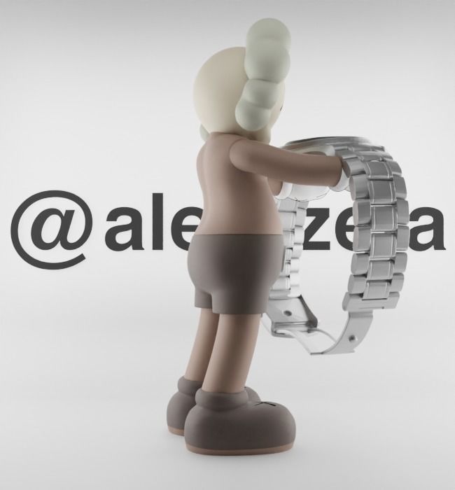 3D model Kaws Watch Stand Textured VR / AR / low-poly | CGTrader