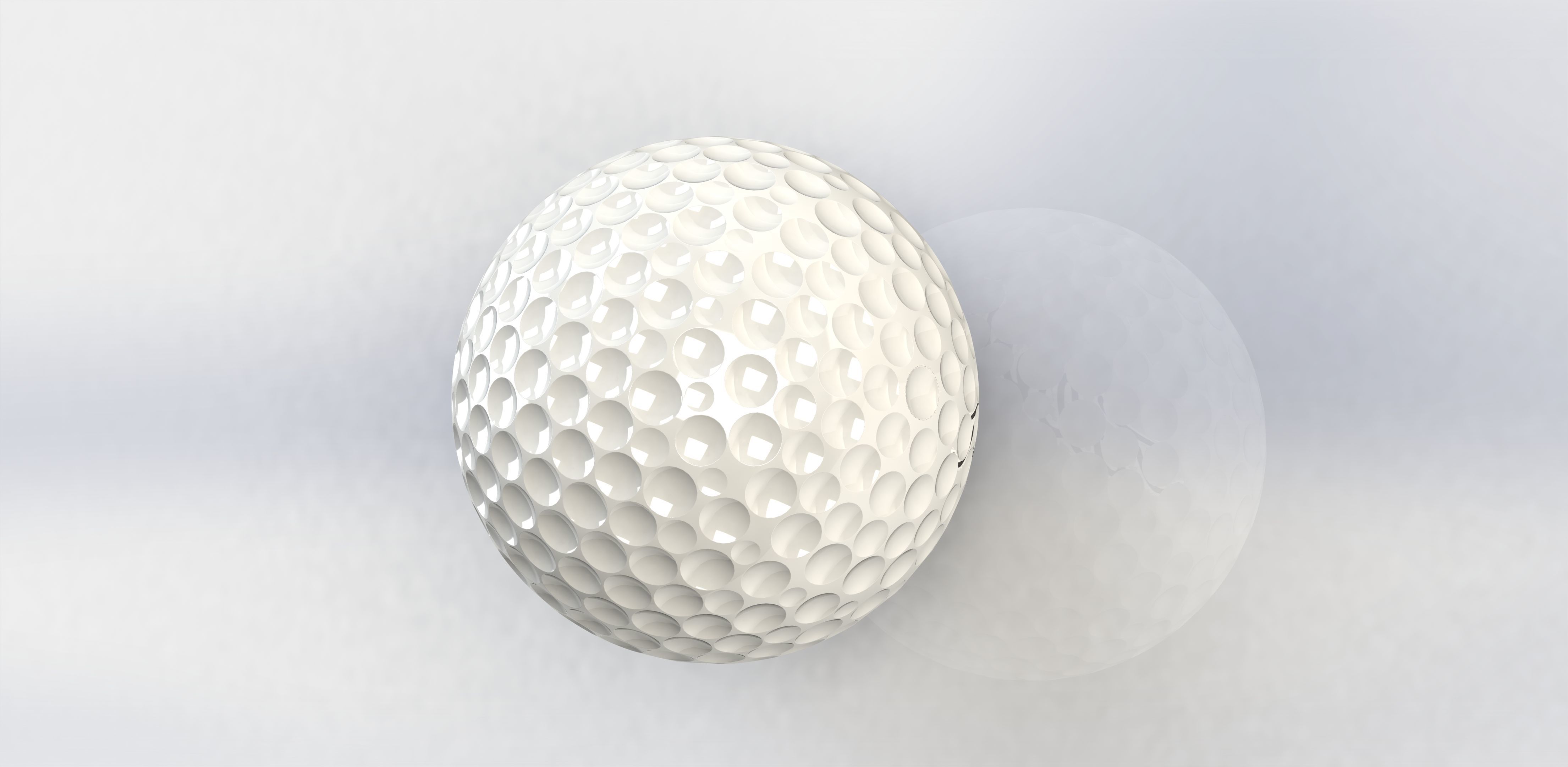 Golf ball Designed in Solidworks 3D model | CGTrader