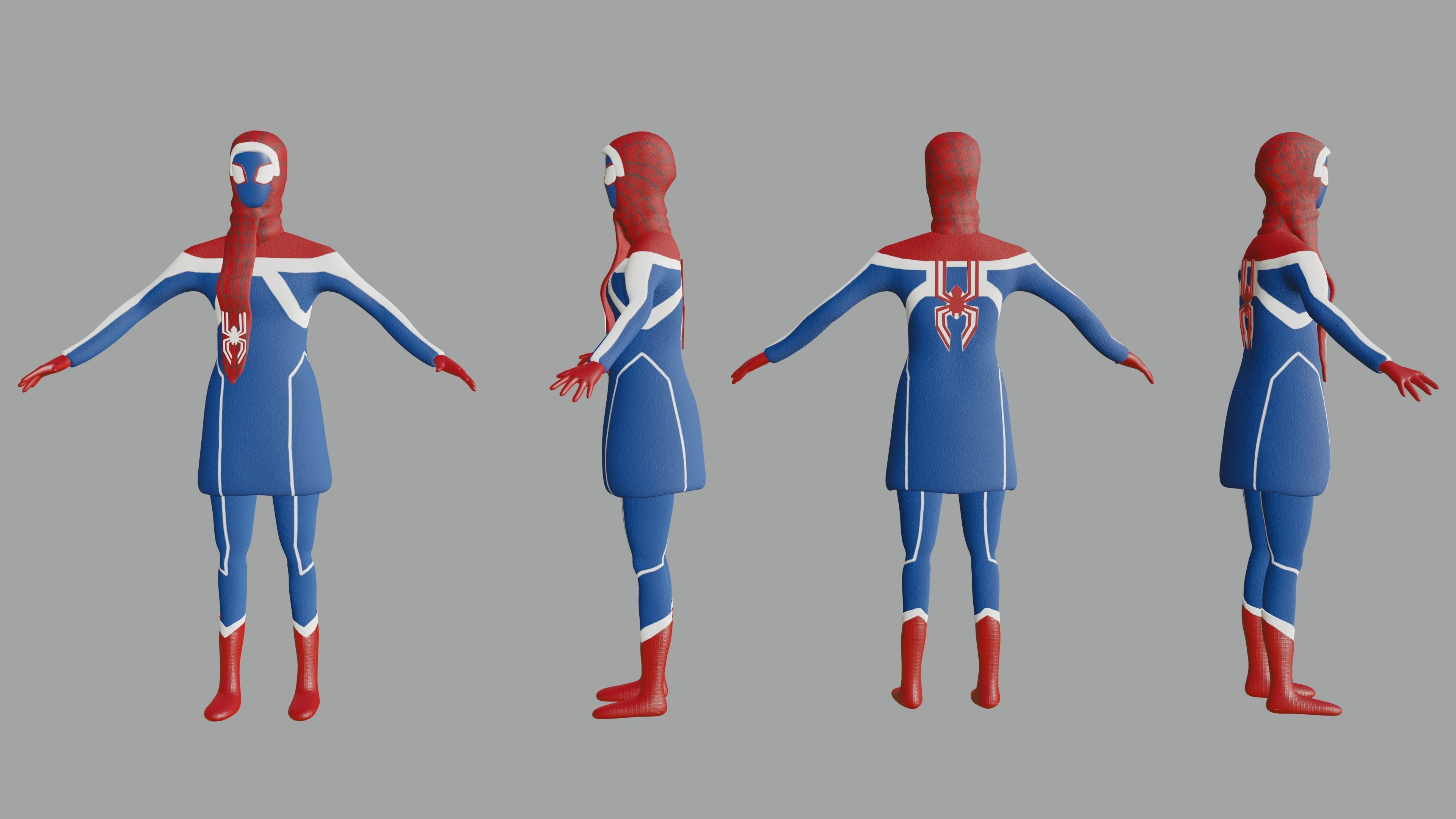 Malala Windsor ATSV 3D Model - Spider UK 3D model rigged | CGTrader