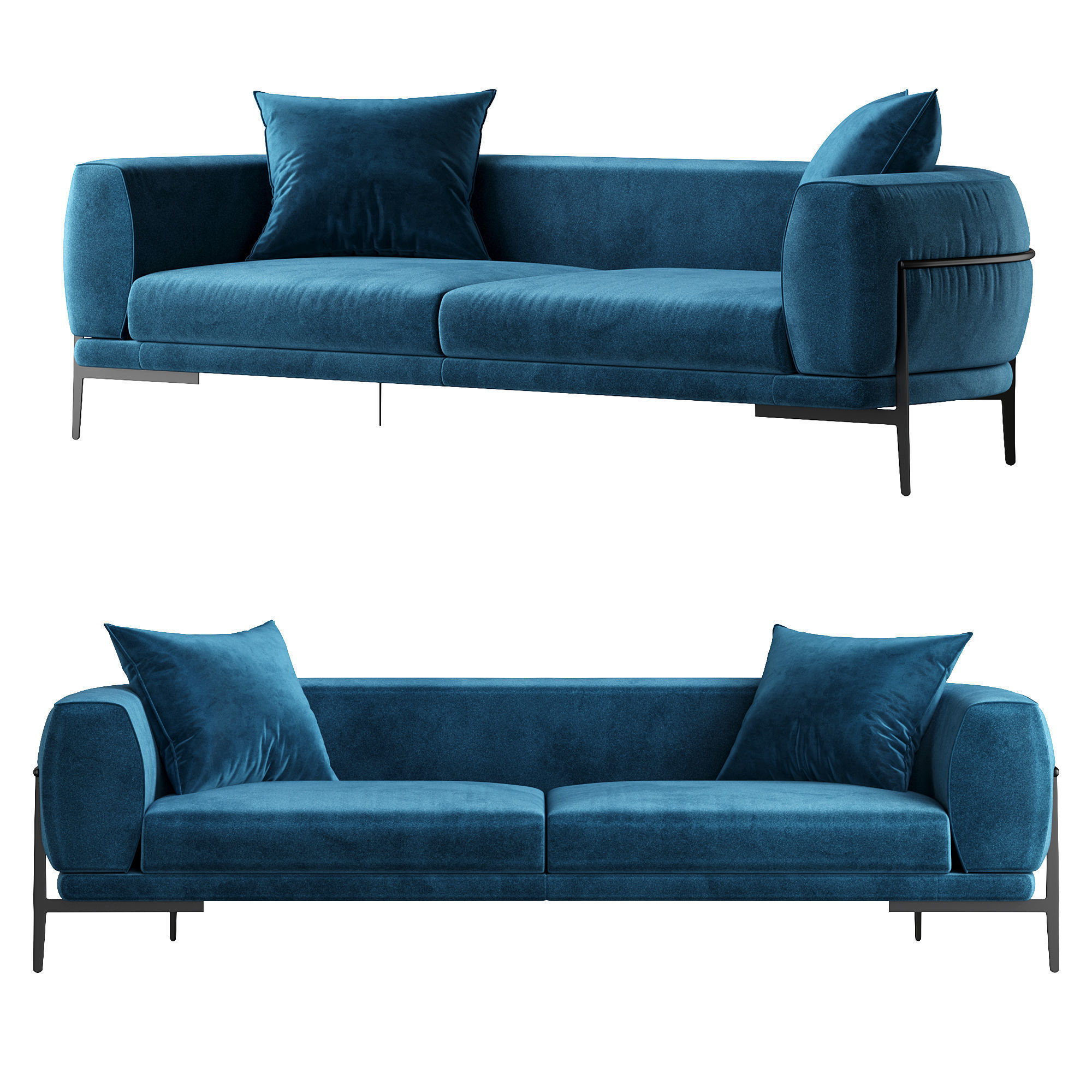 NATUZZI ITALIA OBLO SOFA by Natuzzi 3D model | CGTrader