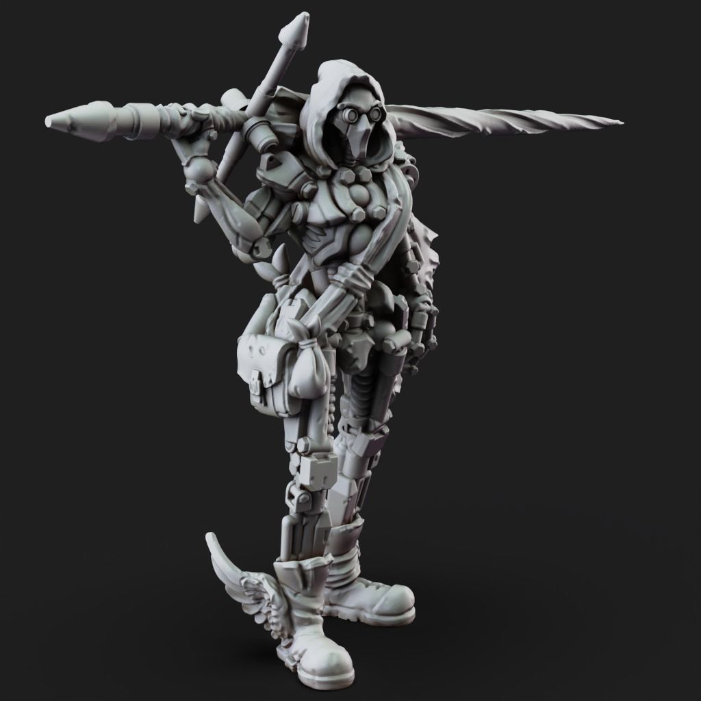 Warforged Knight - 3D Printable TTRPG - PRESUPPORTED - 32mm 3D model 3D ...