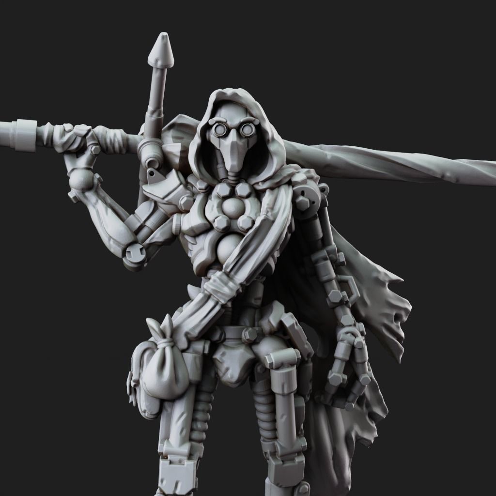 Warforged Knight - 3D Printable TTRPG - PRESUPPORTED - 32mm 3D model 3D ...