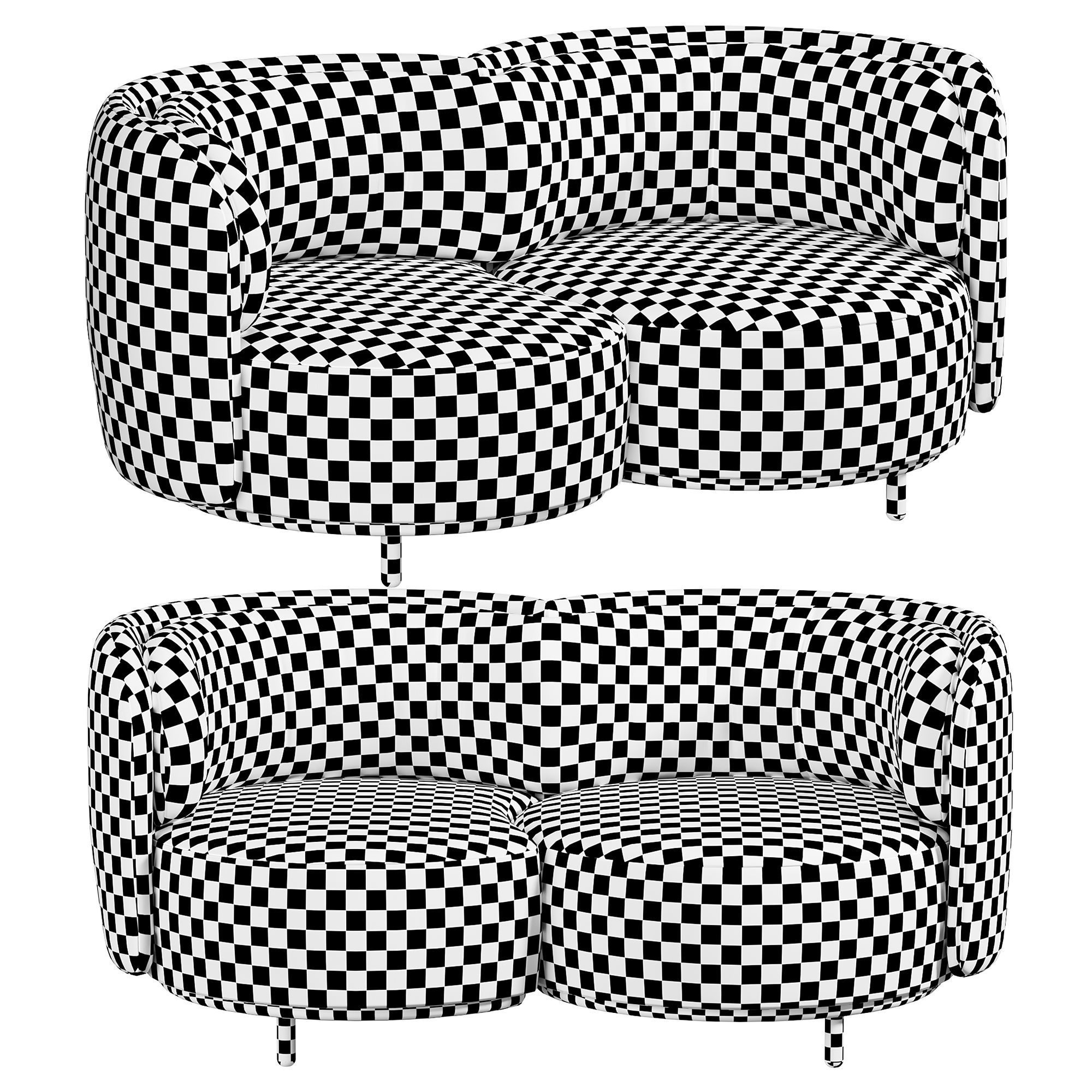 Wave Sofa by Natuzzi 3D model | CGTrader