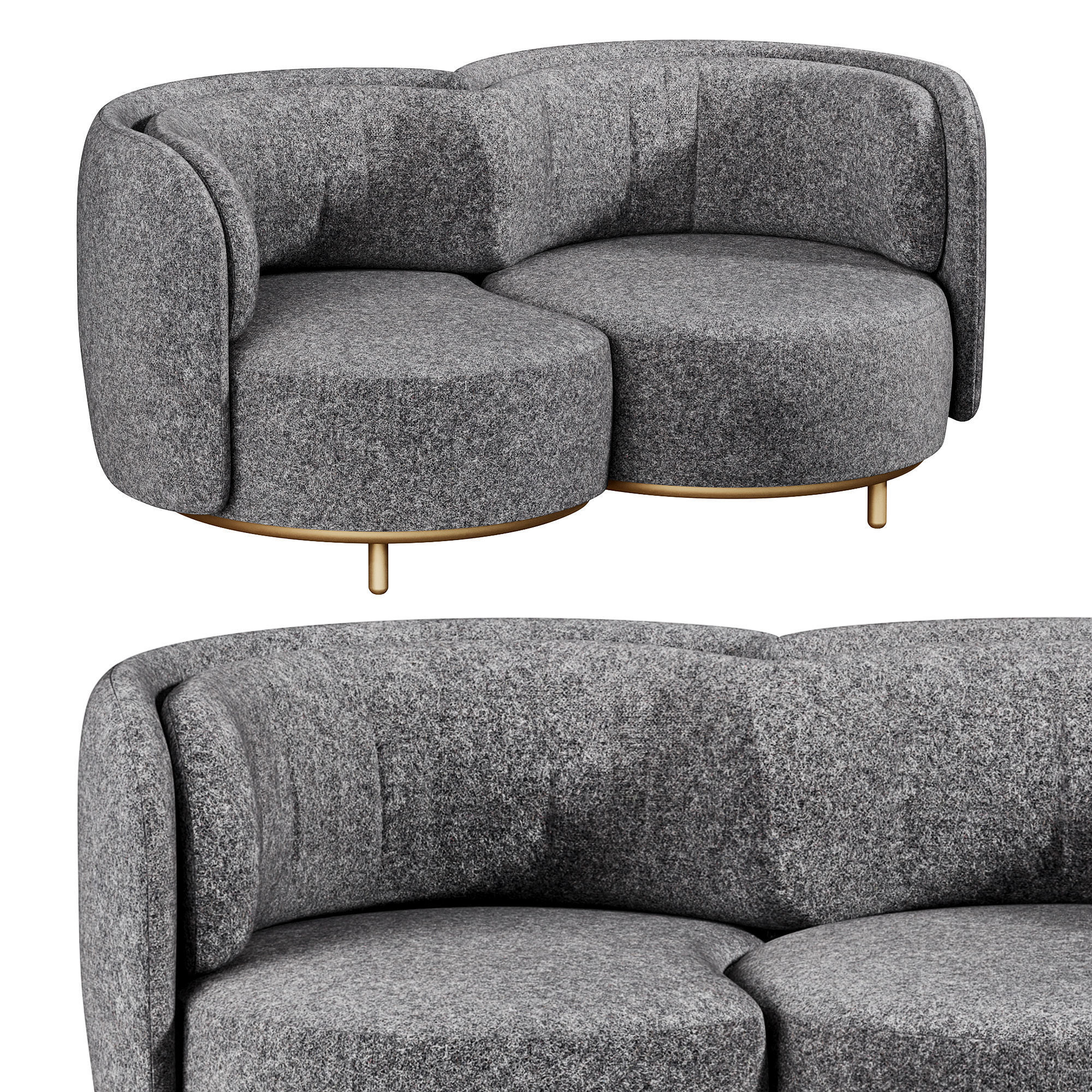 Wave Sofa by Natuzzi 3D model | CGTrader