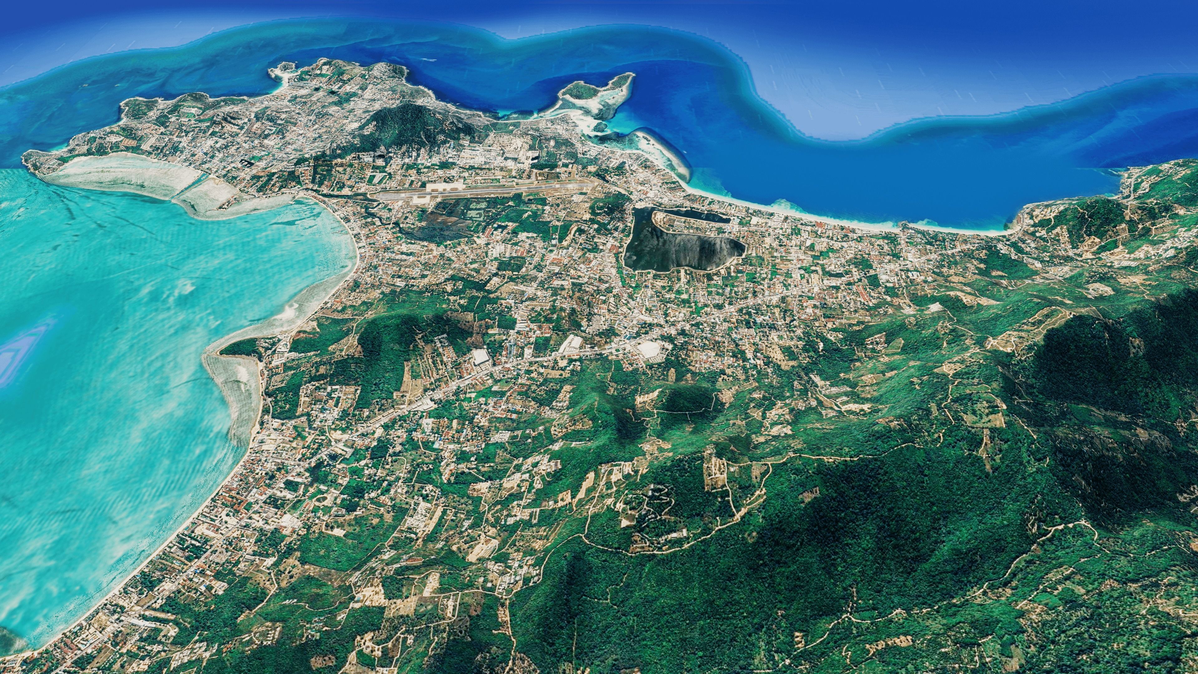 Ko Samui island full 3d model terrain 3D model | CGTrader