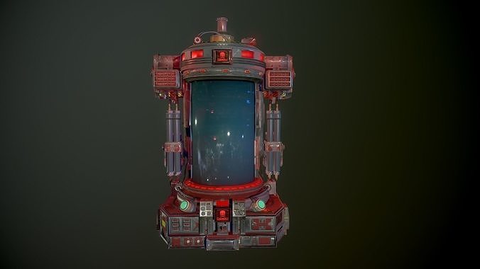 3D model Lab capsule EDITED Low-poly 3D model VR / AR / low-poly | CGTrader