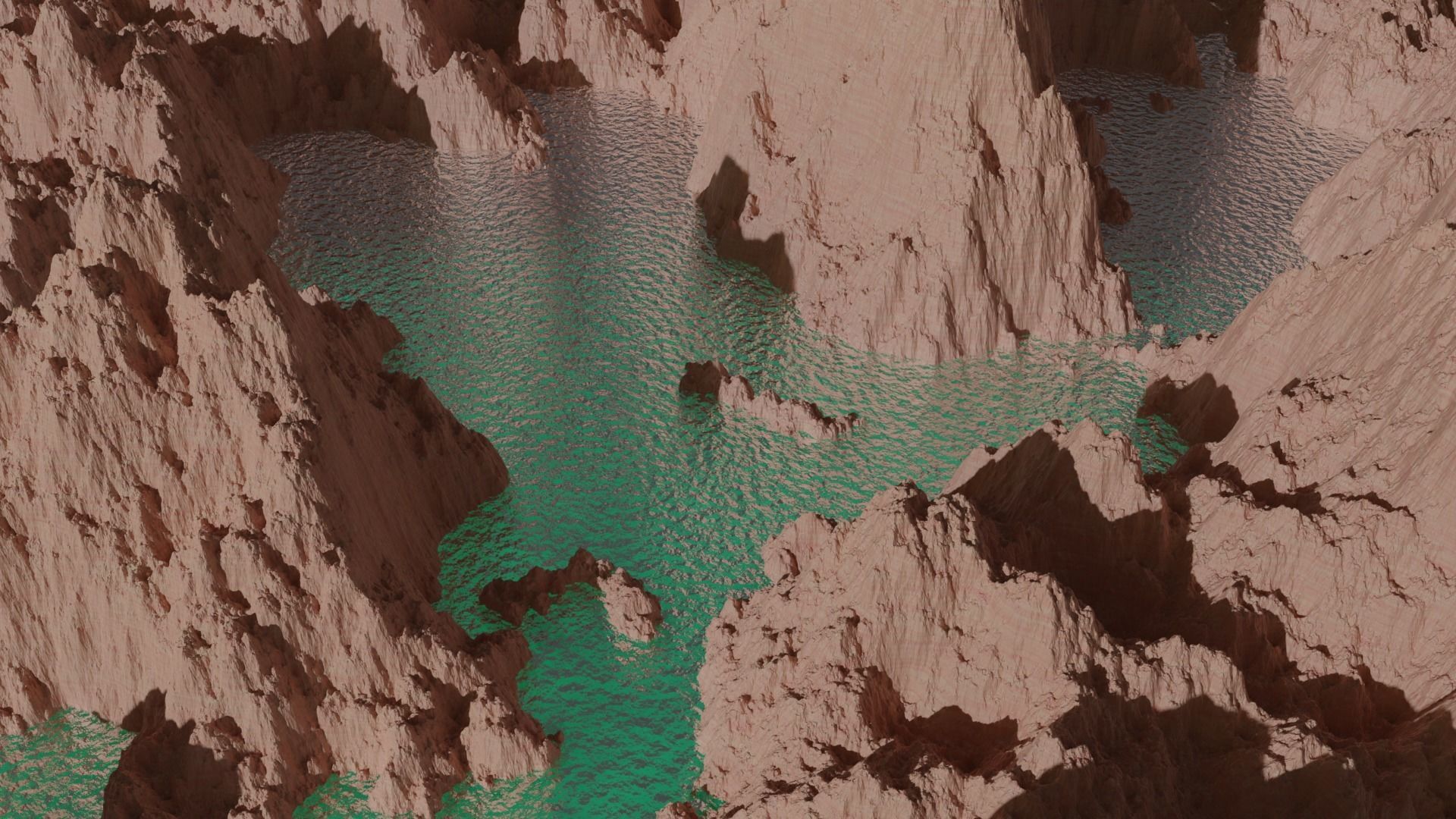 Diving into the World- Realistic 3D Animation of Canyon free 3D model ...