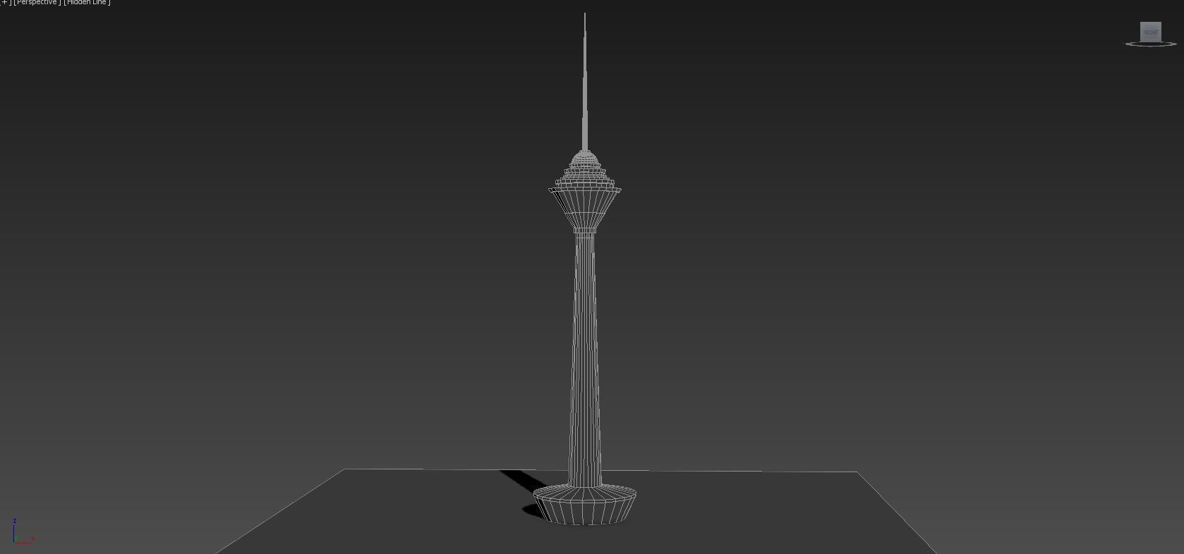 3D model Milad Tower 3d model VR / AR / low-poly | CGTrader