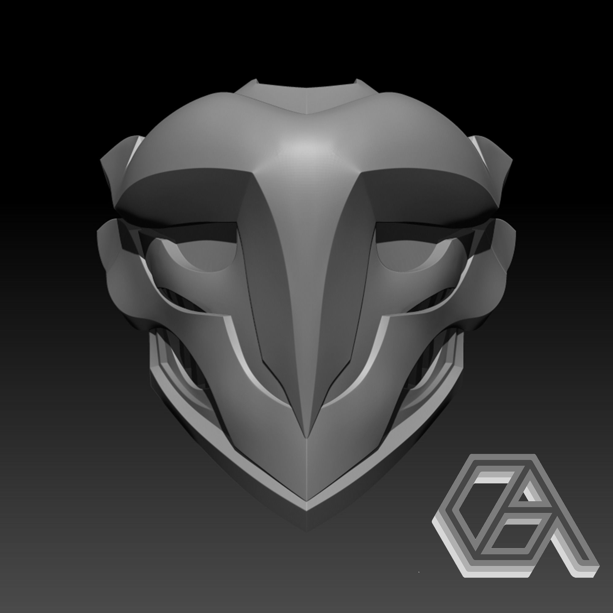 League of Legends Arcane Ekko Firelight Gang Mask 3D model 3D printable ...