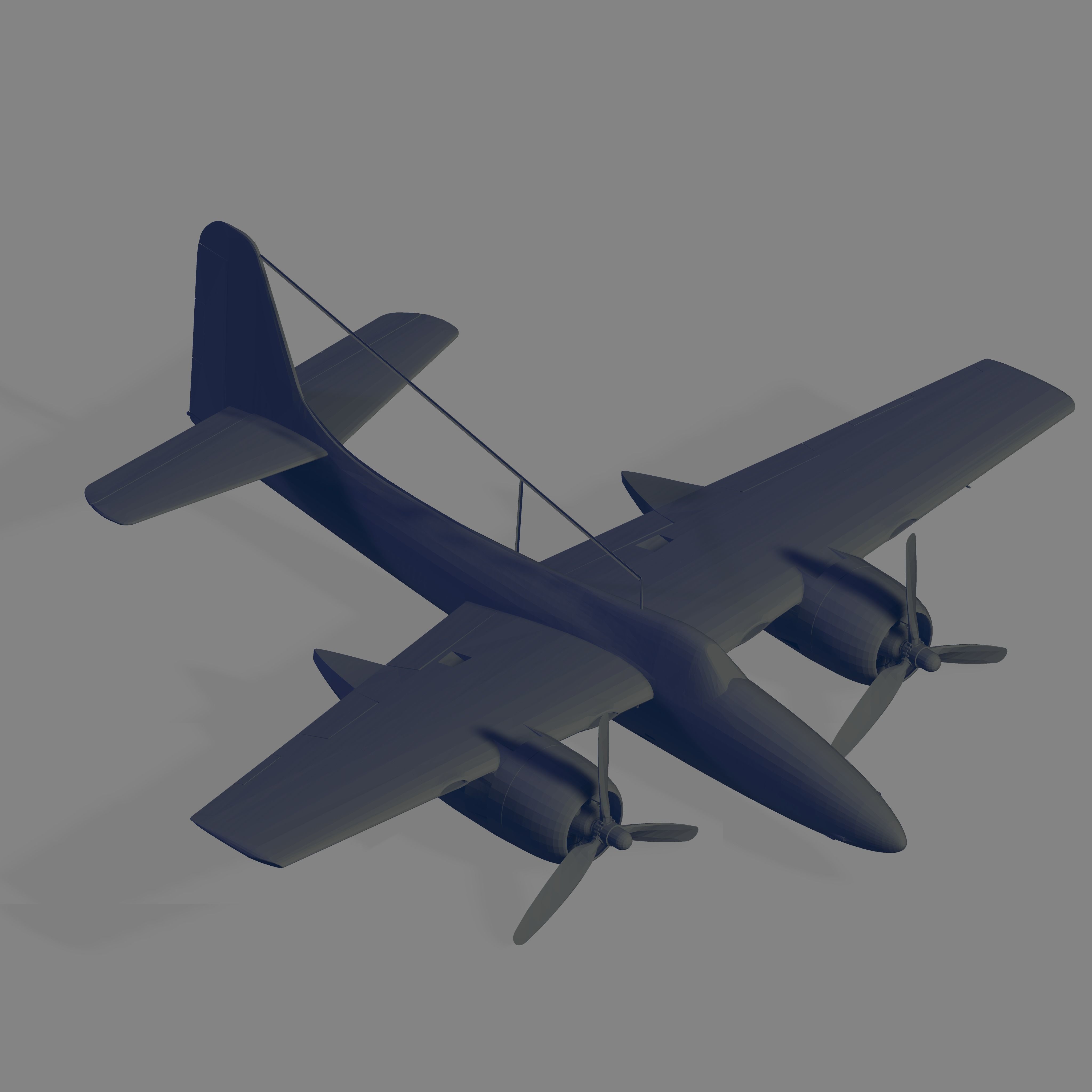 F7F-3 Tigercat 3D model | CGTrader