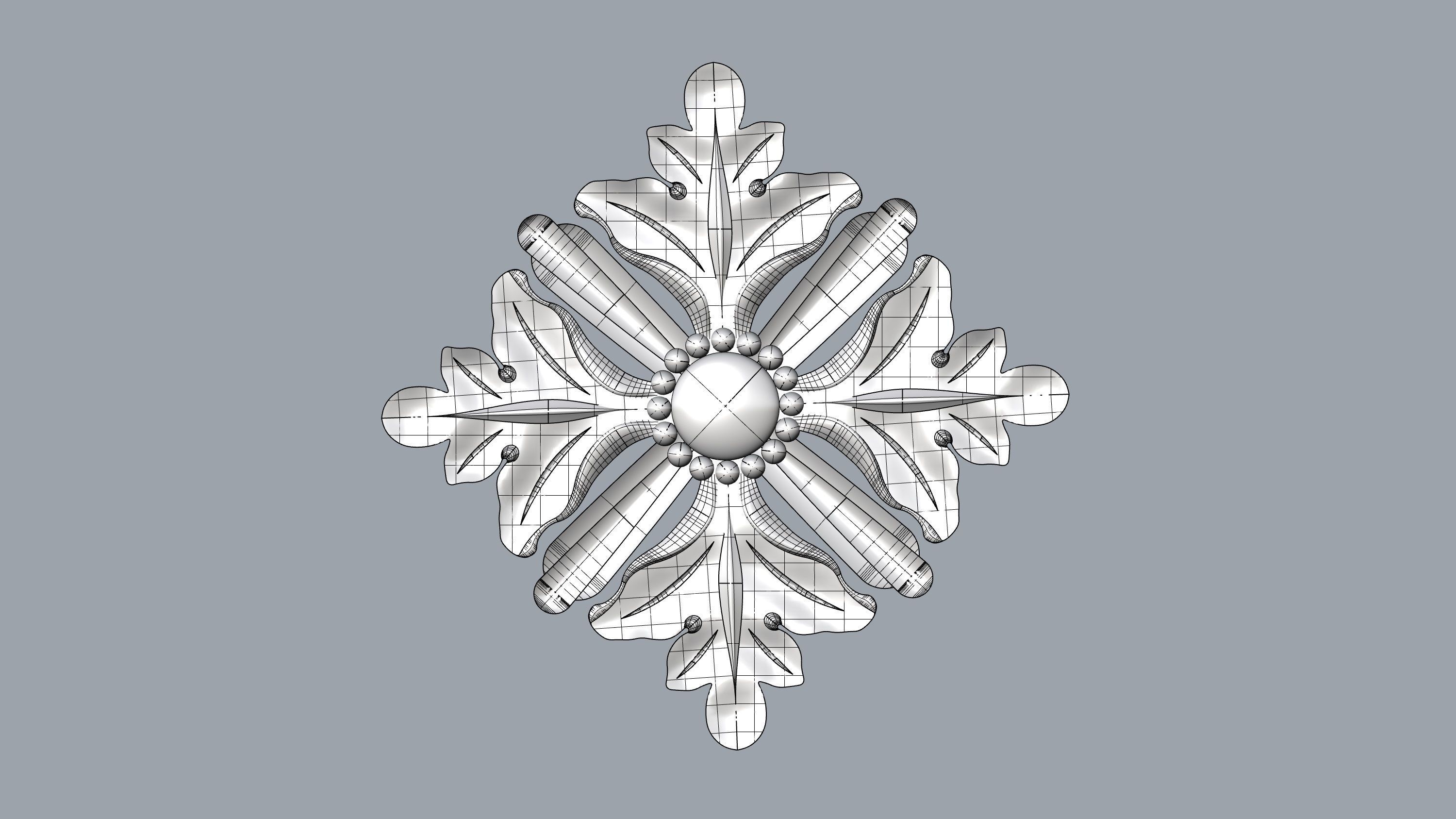 3D flower for CNC 3D model | CGTrader