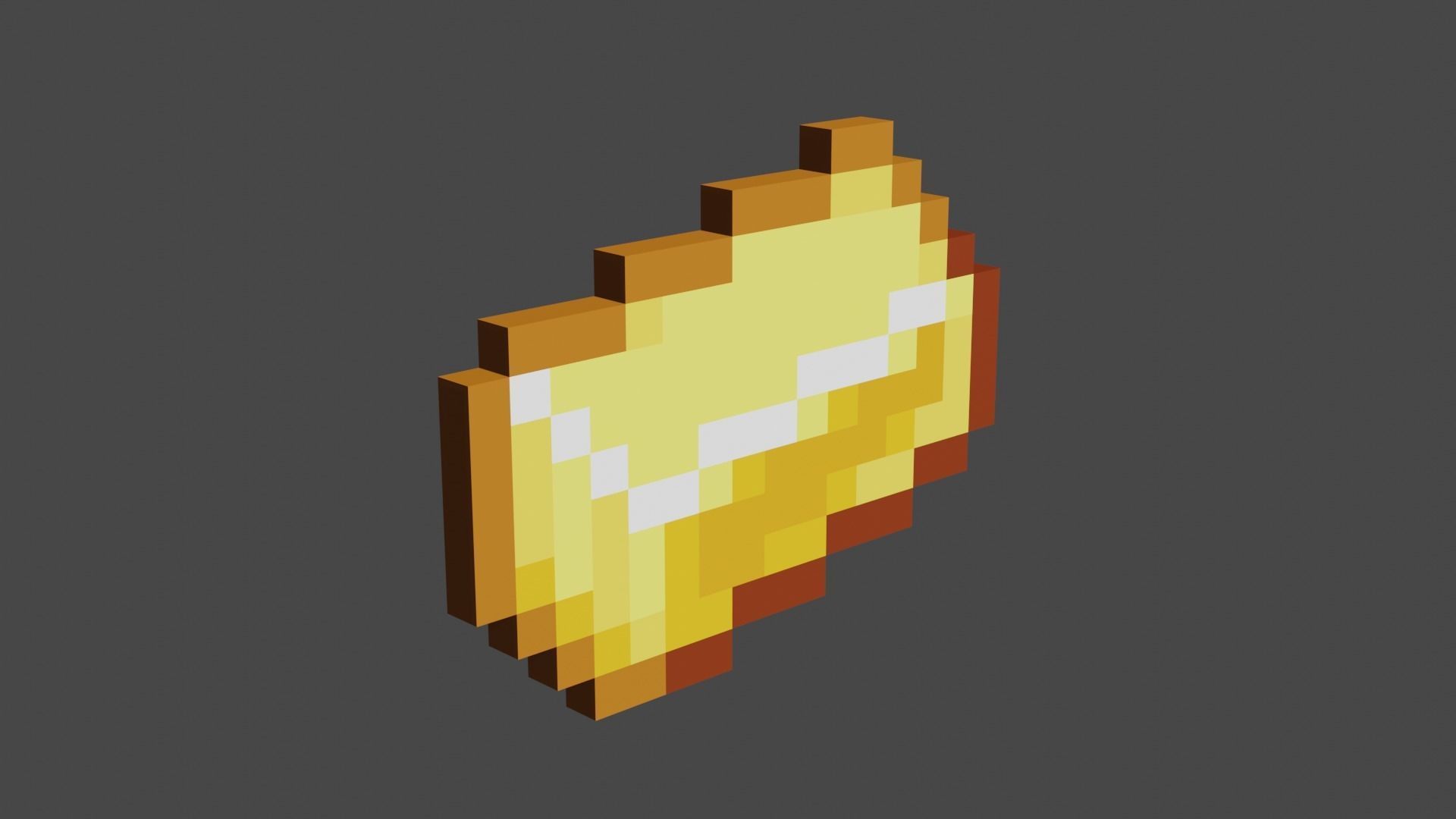 3D model Minecraft Gold Ingot VR / AR / low-poly | CGTrader