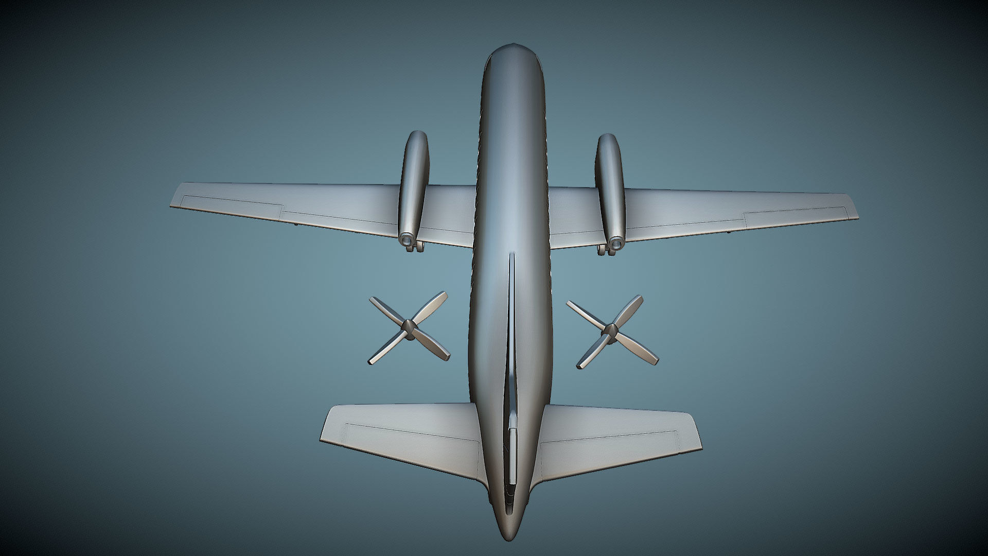 Saab 340A - 3D Printable Model 3D model 3D printable | CGTrader