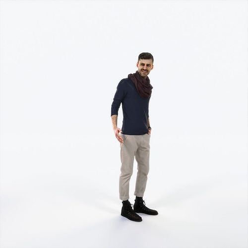 3D model Posture 03G Couple Casual Man VR / AR / low-poly | CGTrader