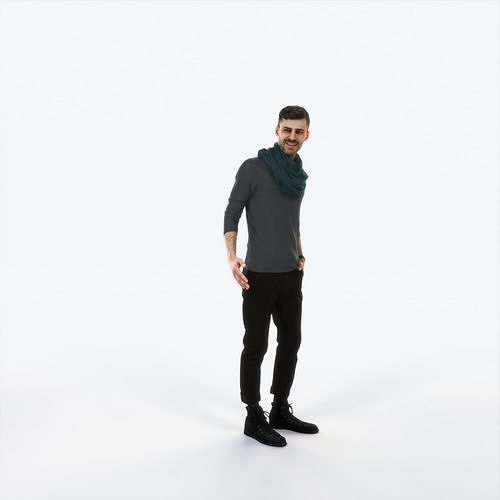 3D model Posture 03B Couple Casual Man VR / AR / low-poly | CGTrader