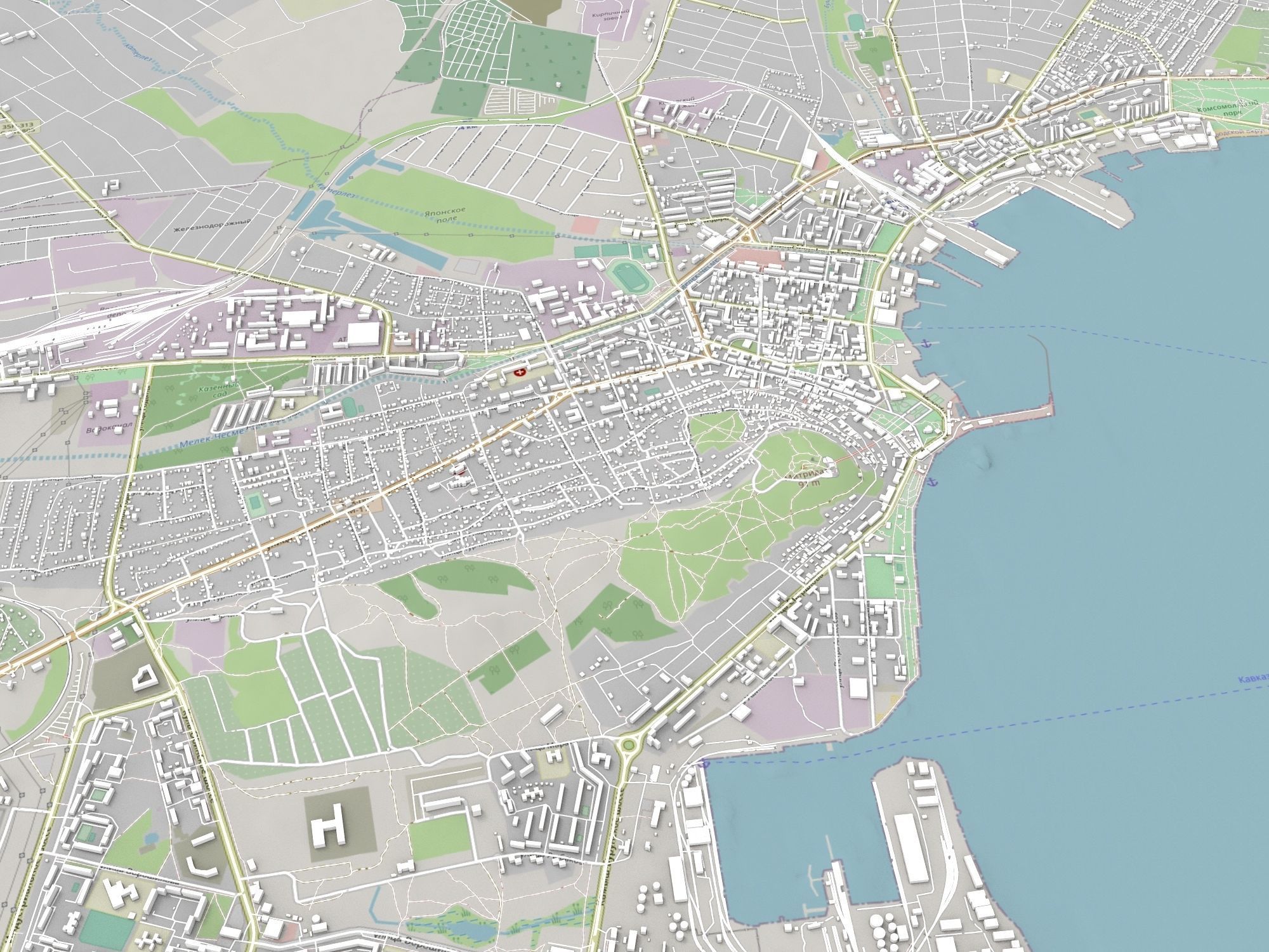 Cityscape Kerch Crimea Ukraine 3D model | CGTrader