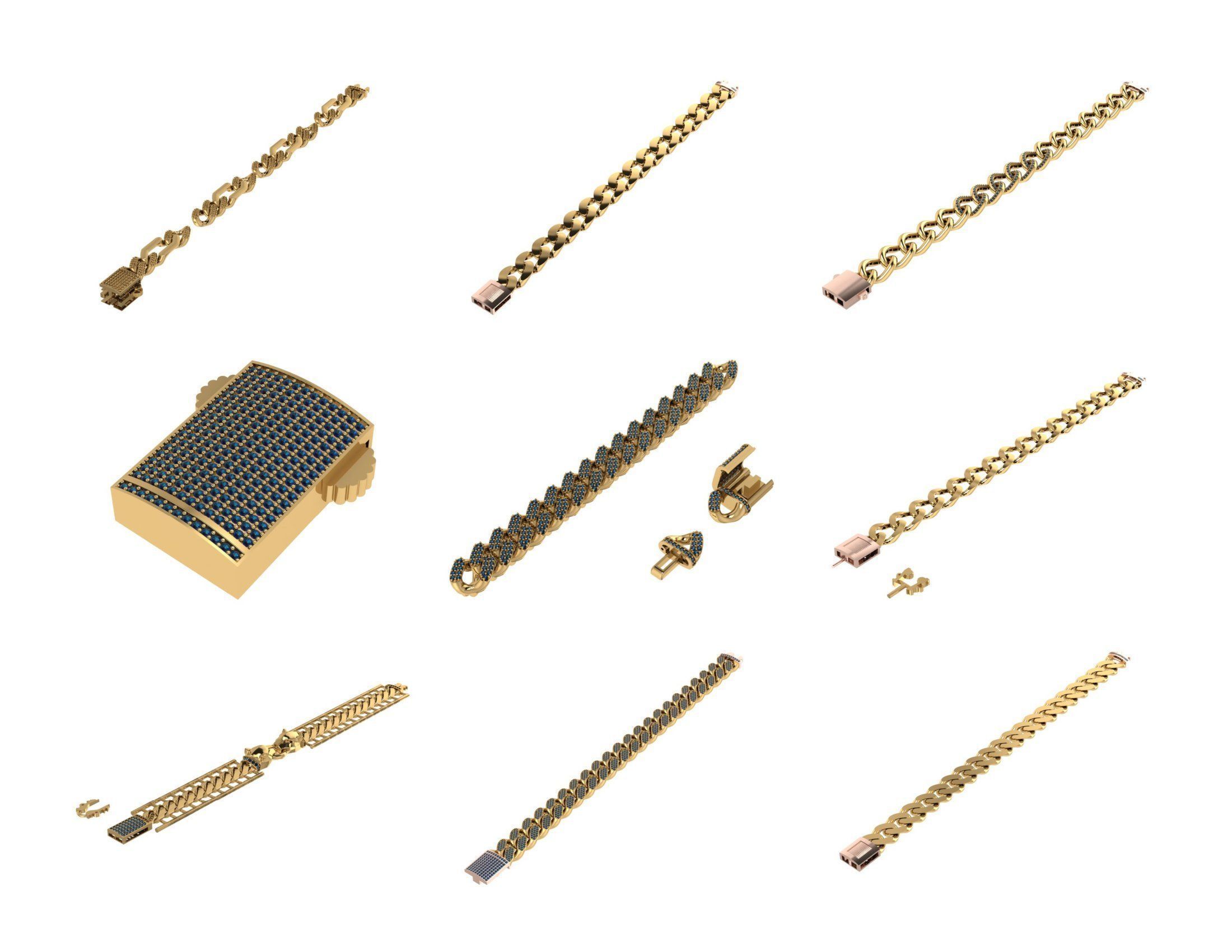 800 BULK CUBAN LINK CHAIN 3D PRINT MODEL 3D model 3D printable | CGTrader