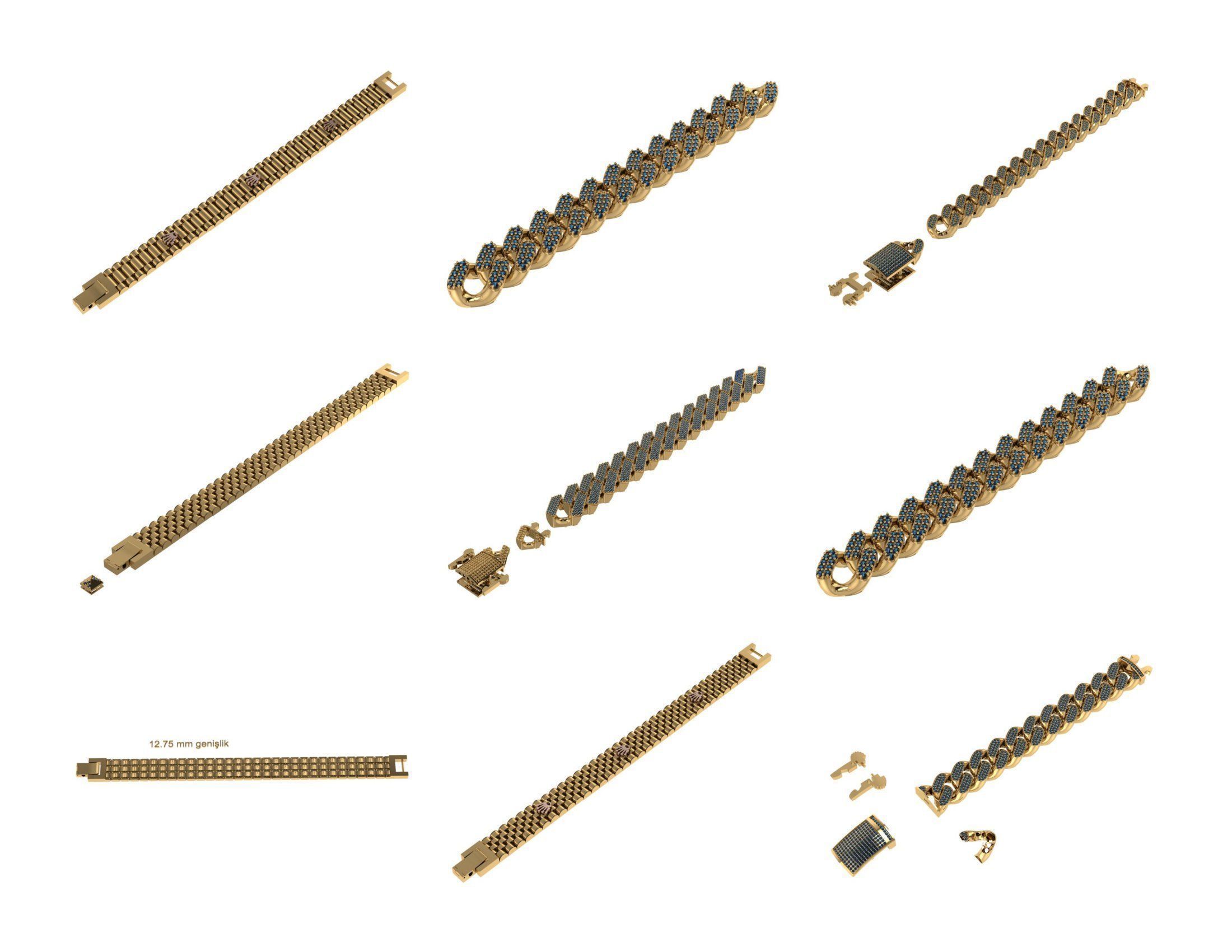 800 BULK CUBAN LINK CHAIN 3D PRINT MODEL 3D model 3D printable | CGTrader