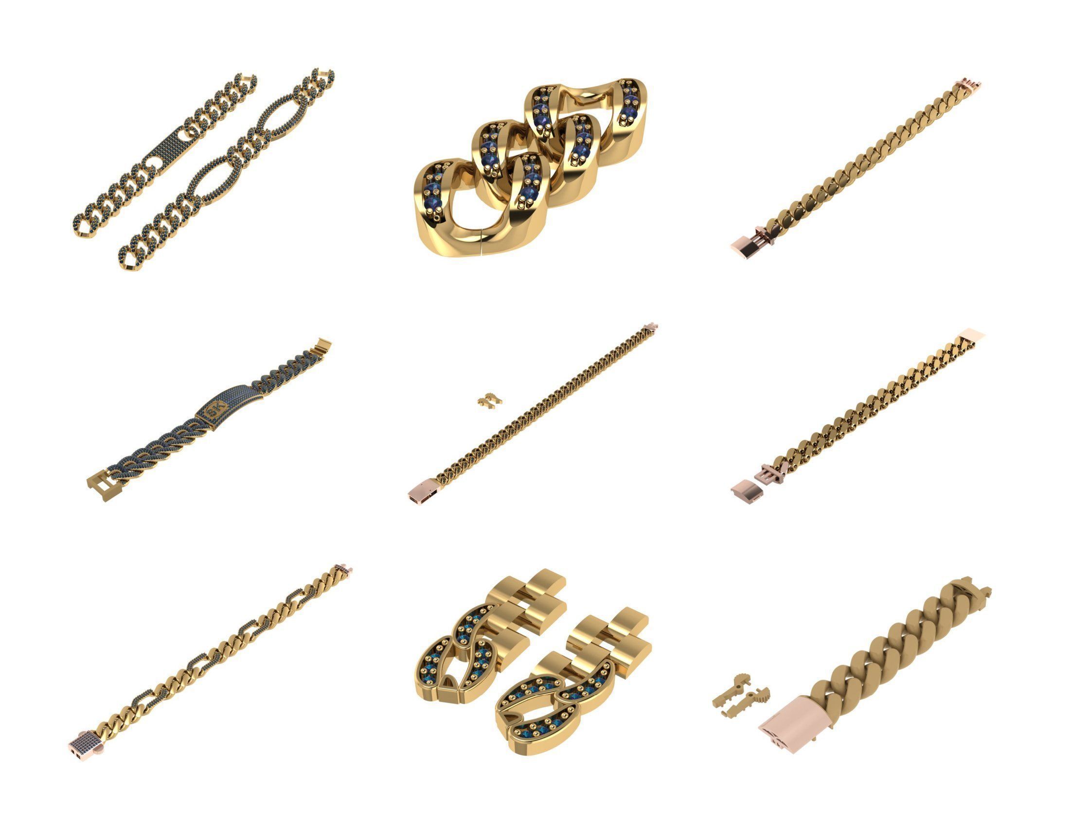 800 BULK CUBAN LINK CHAIN 3D PRINT MODEL 3D model 3D printable | CGTrader