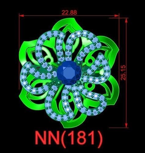 women ring 113 3D model 3D printable | CGTrader