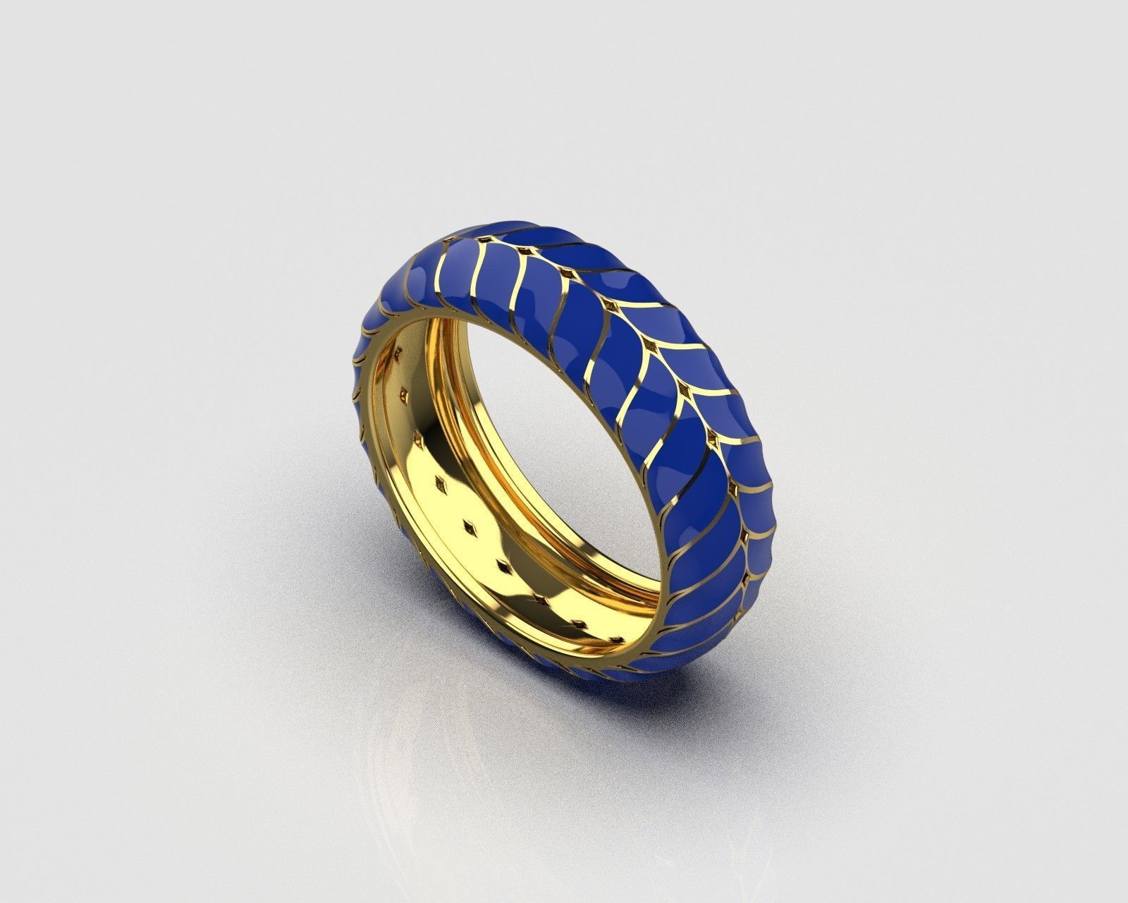 ring the enamel 3D model 3D printable | CGTrader