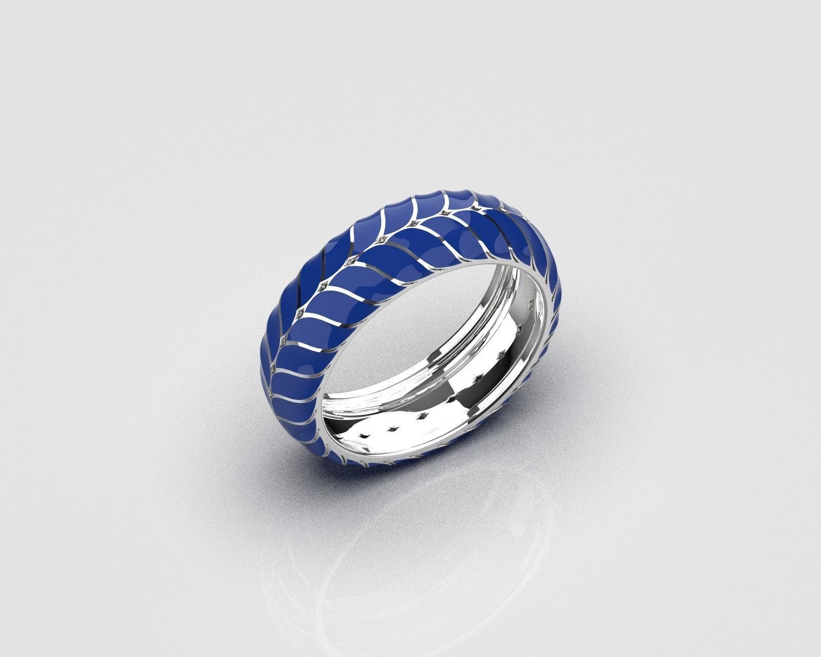ring the enamel 3D model 3D printable | CGTrader