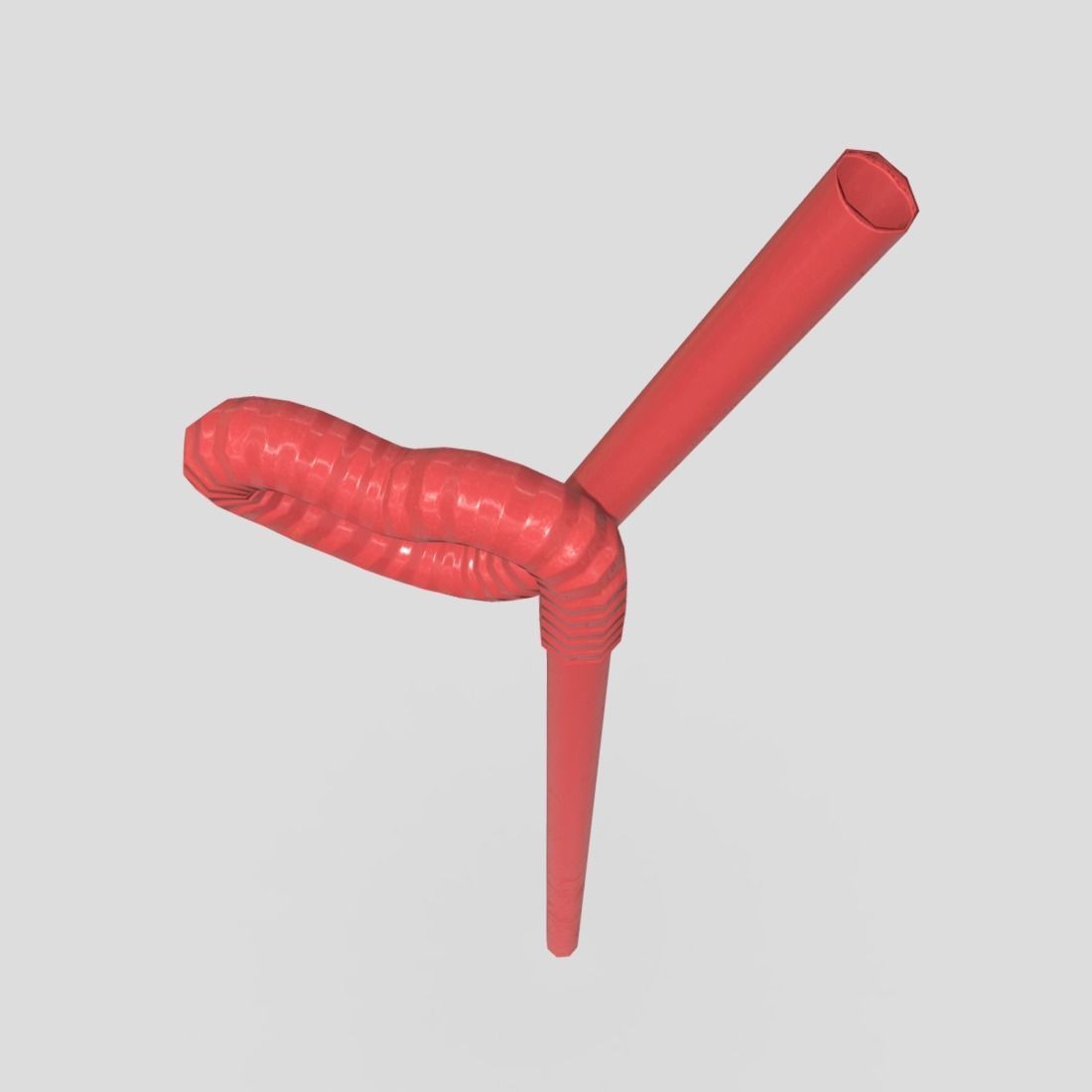 3d Model Drinking Straw 2 Vr Ar Low Poly Cgtrader