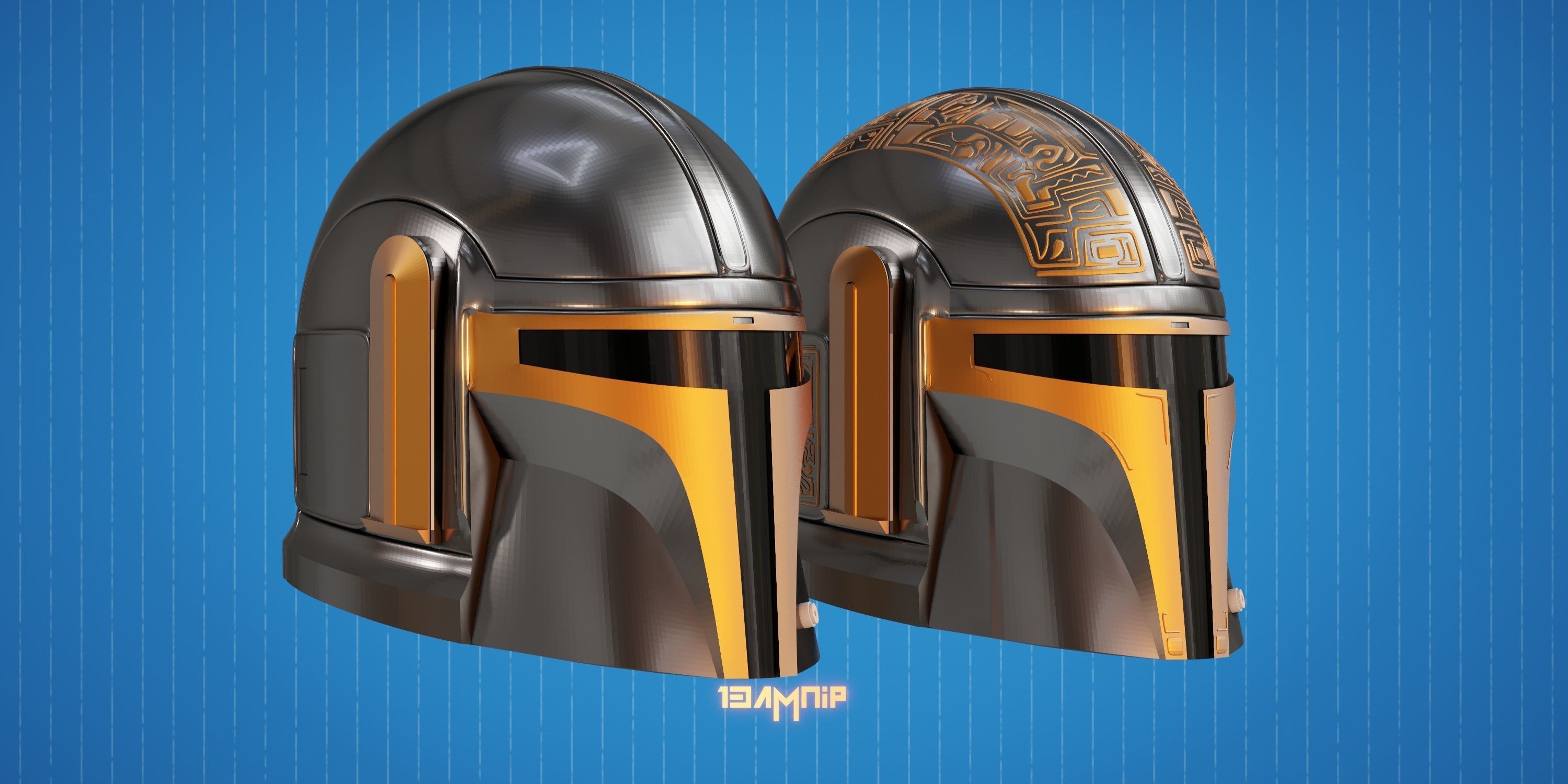 Detailed Mandalorian Helmet 3D model 3D printable | CGTrader