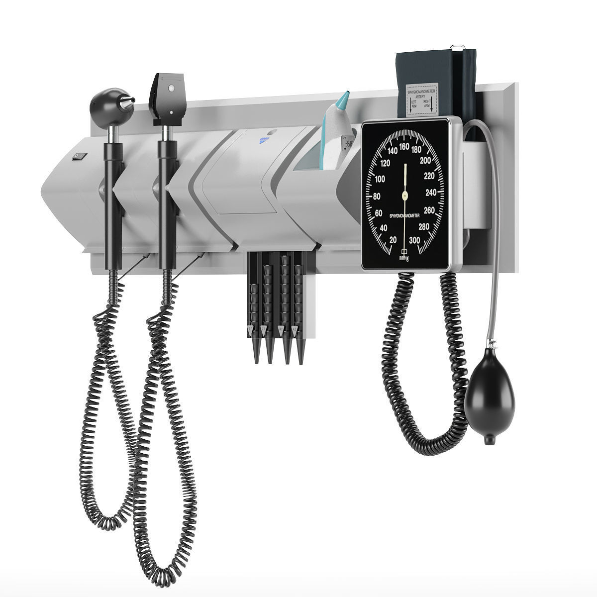 Wall Mount Diagnostic System 3D model | CGTrader