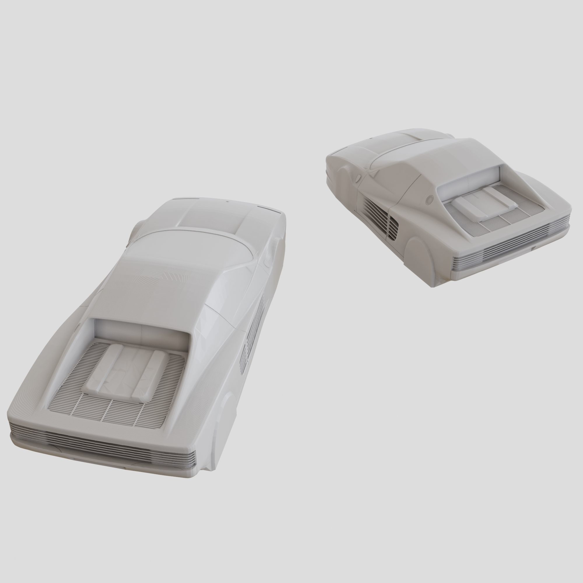 Ferrari Testarossa FIgurine - 3D Printable Model 3D model 3D printable ...