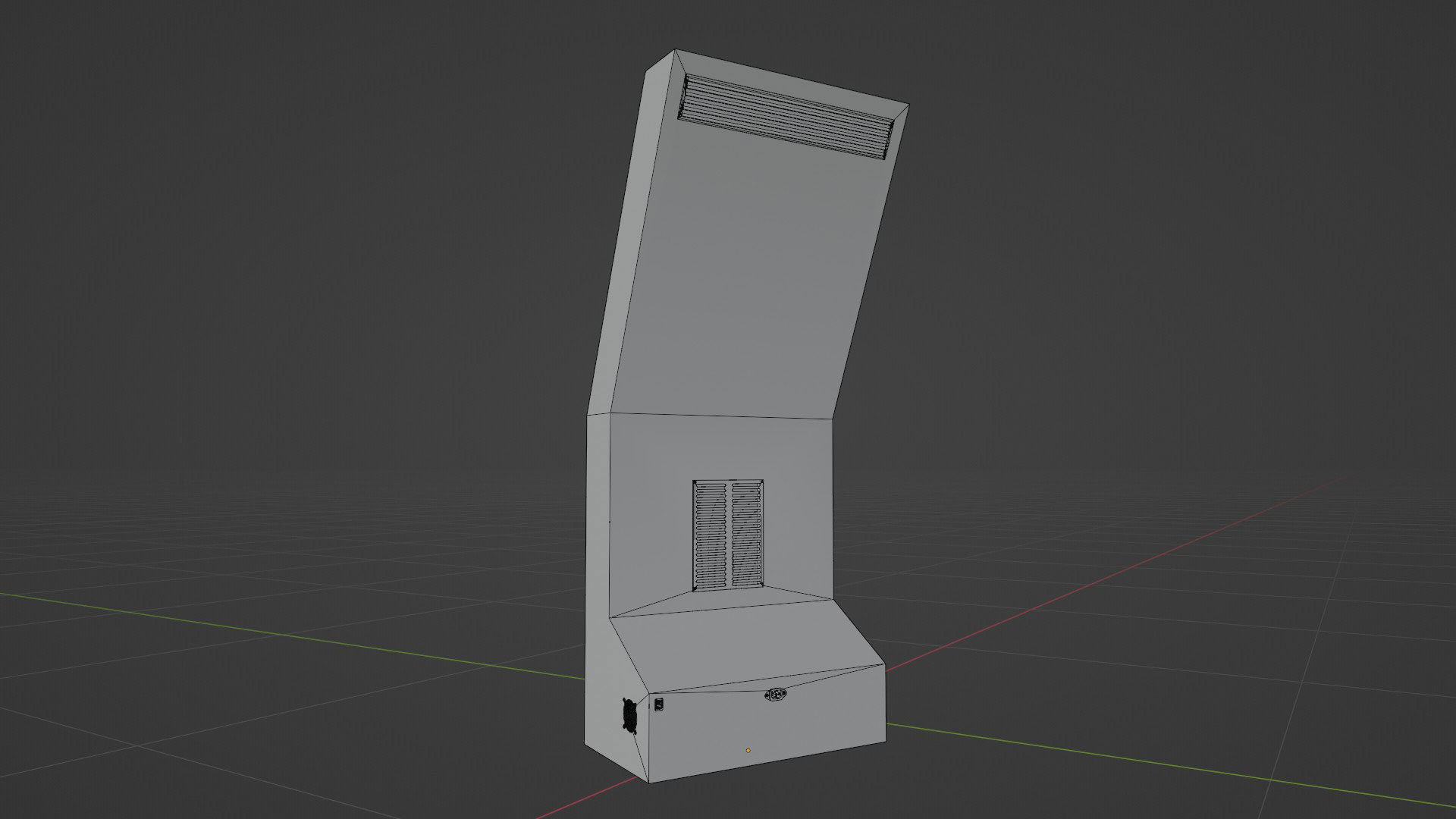 3D model Outdoor Computer Station 3D Model VR / AR / low-poly | CGTrader