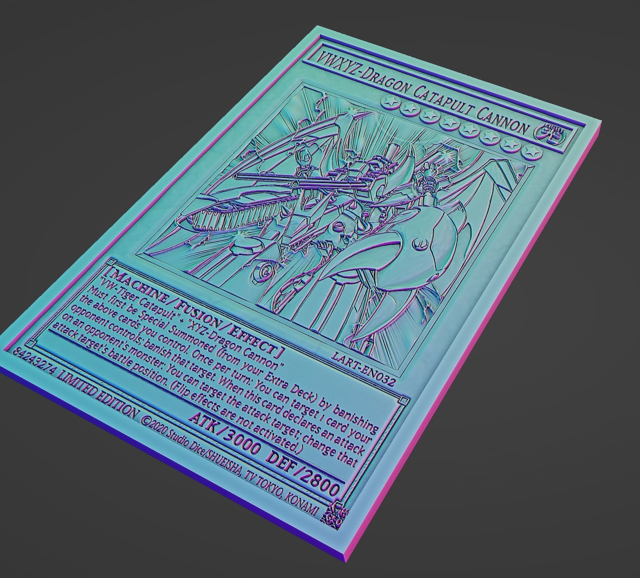 VWXYZ-Dragon Catapult Cannon - yugioh 3D model 3D printable | CGTrader
