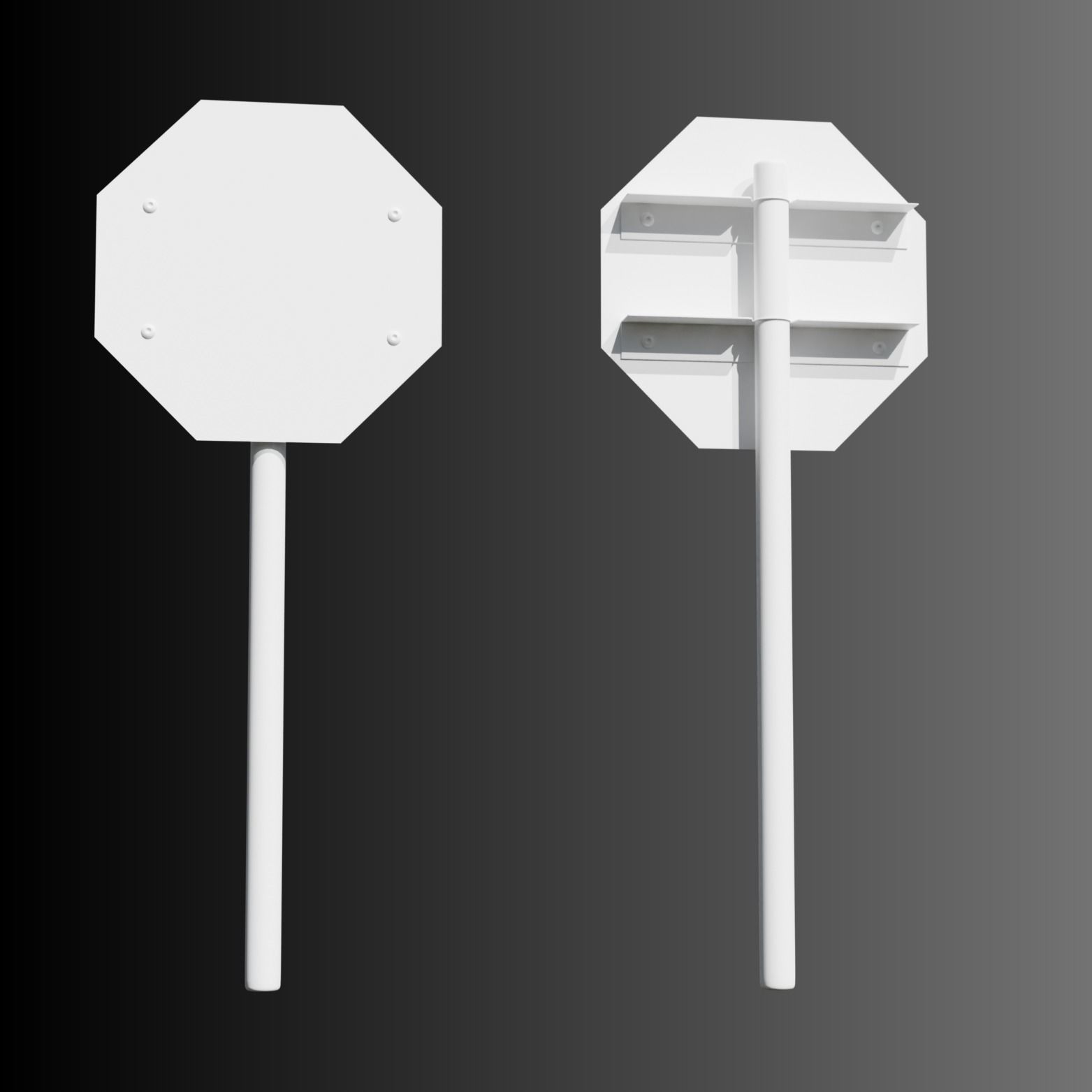 3D model Game Ready Stop-Sign VR / AR / low-poly | CGTrader