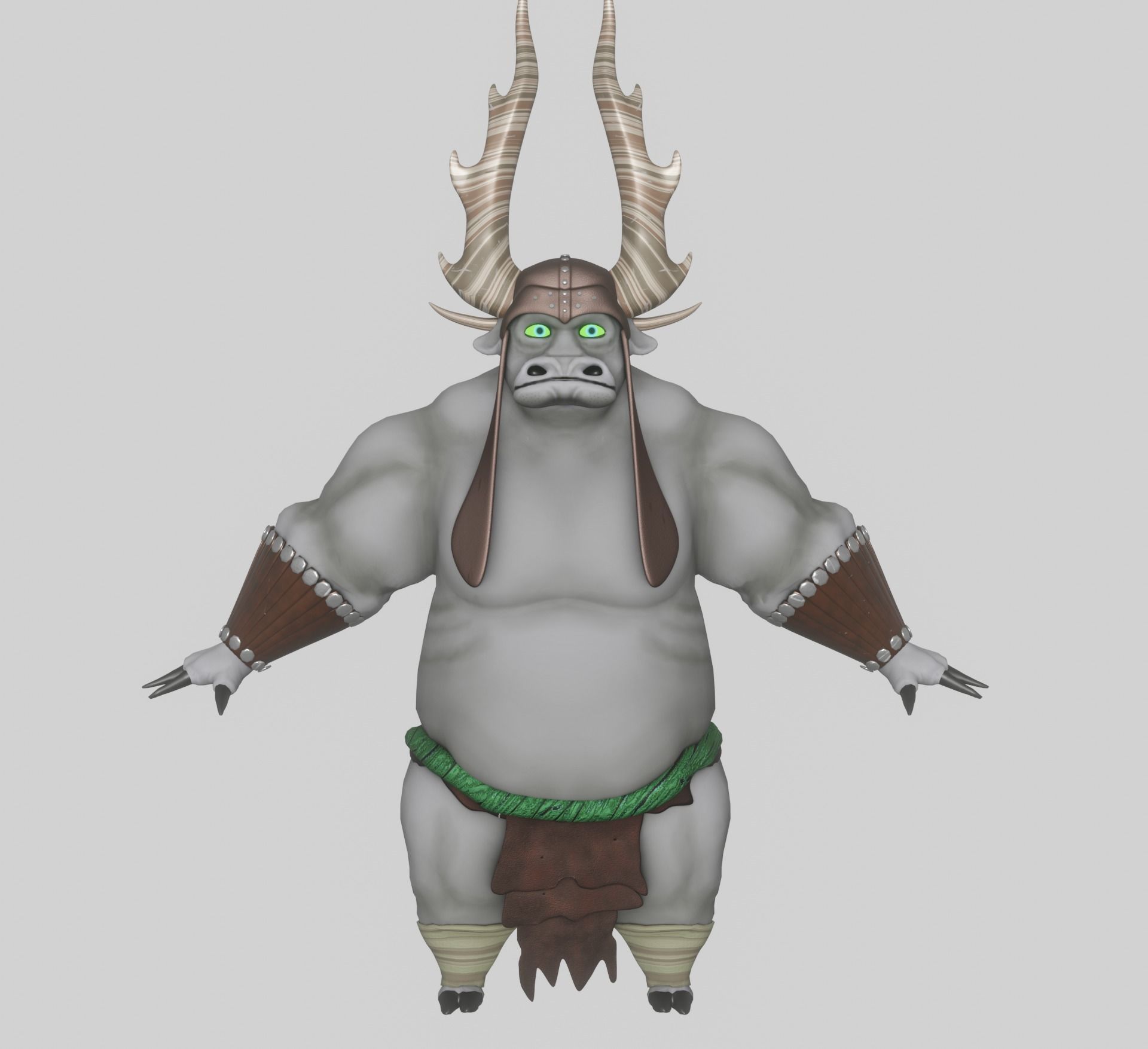 kai from kung fu panda character 3D model | CGTrader