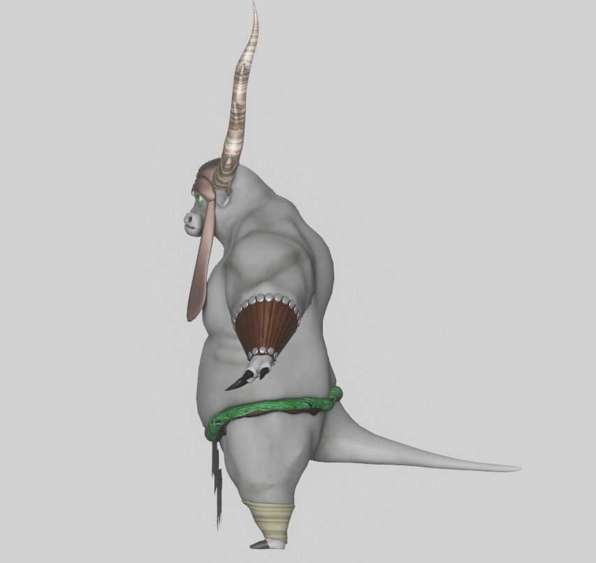 kai from kung fu panda character 3D model | CGTrader