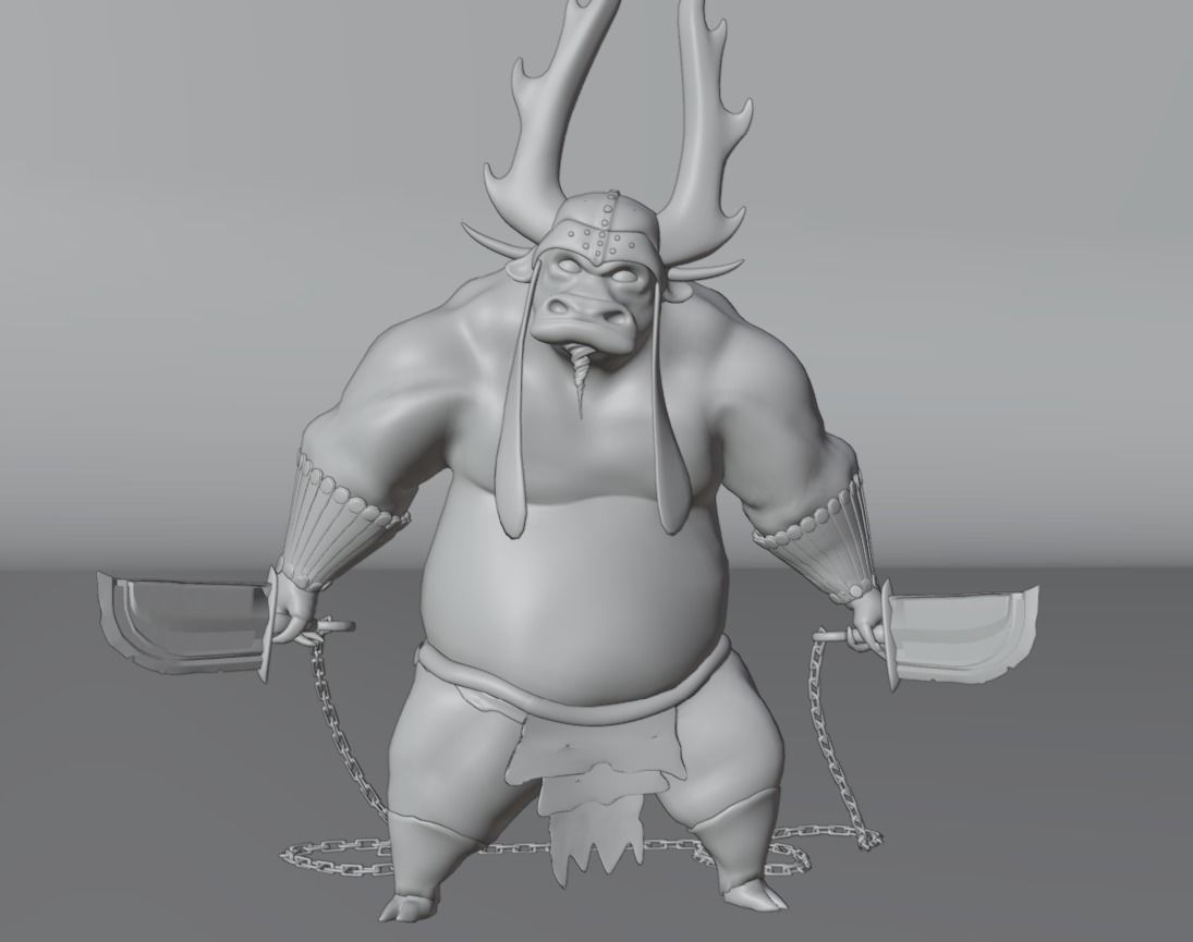 kai from kung fu panda character 3D model | CGTrader