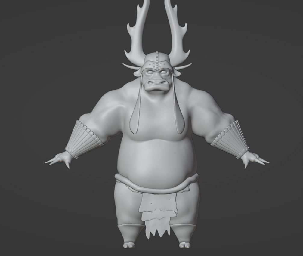 kai from kung fu panda character 3D model | CGTrader