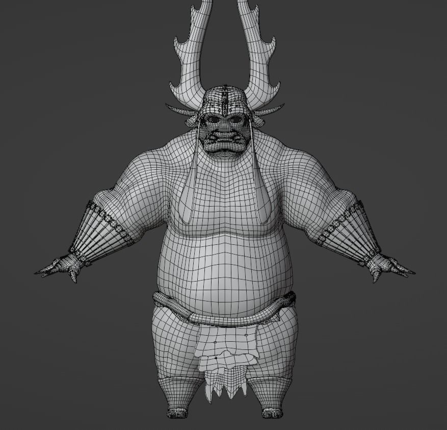 kai from kung fu panda character 3D model | CGTrader