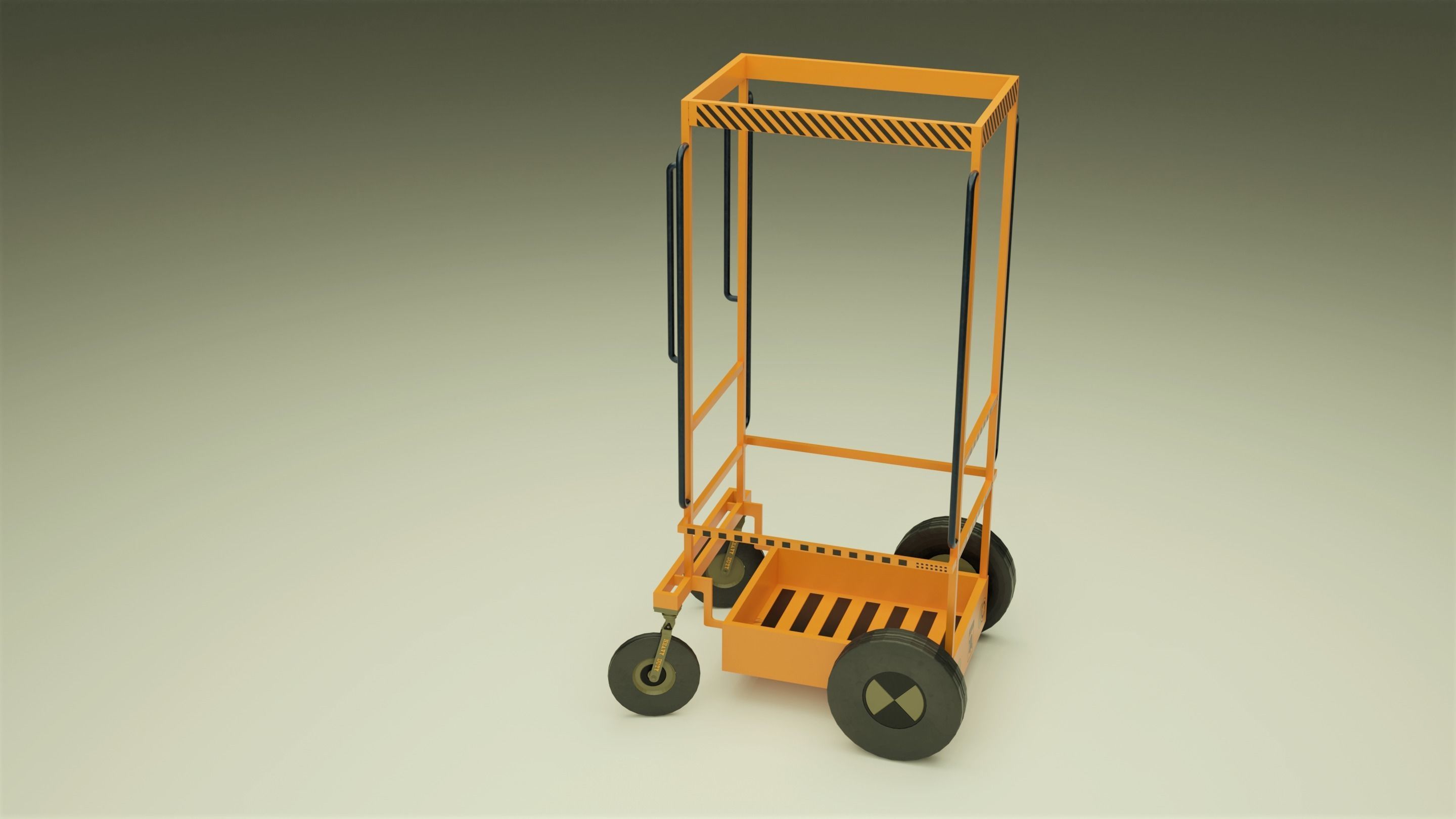 3D model Industrial Mini Cart VR / AR / low-poly | CGTrader