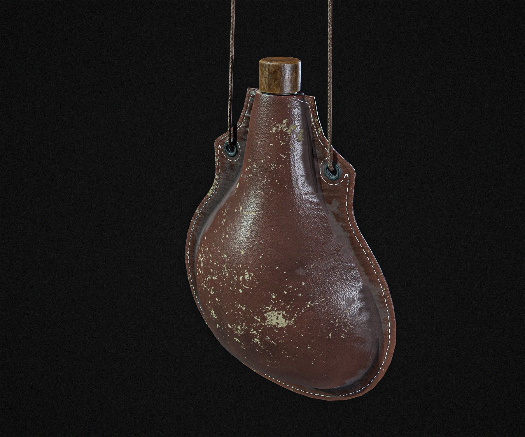 3D model Leather Bottle And Steel Bottel VR / AR / low-poly | CGTrader
