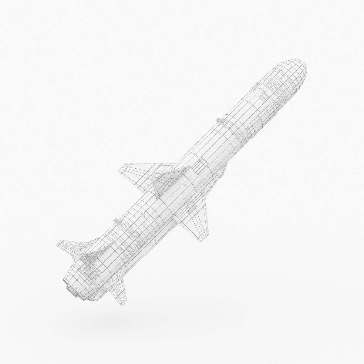 Anti-Ship Missile X-35U 3D model | CGTrader