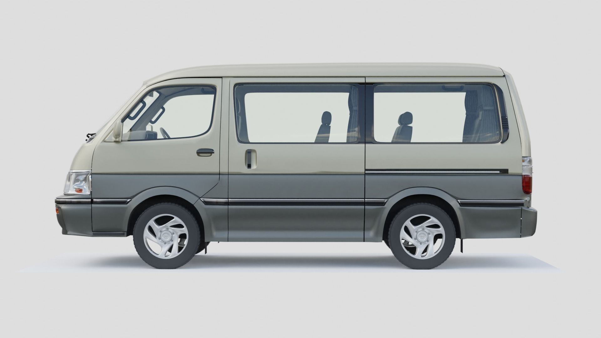 3D model Toyota Hiace 1993 VR / AR / low-poly | CGTrader