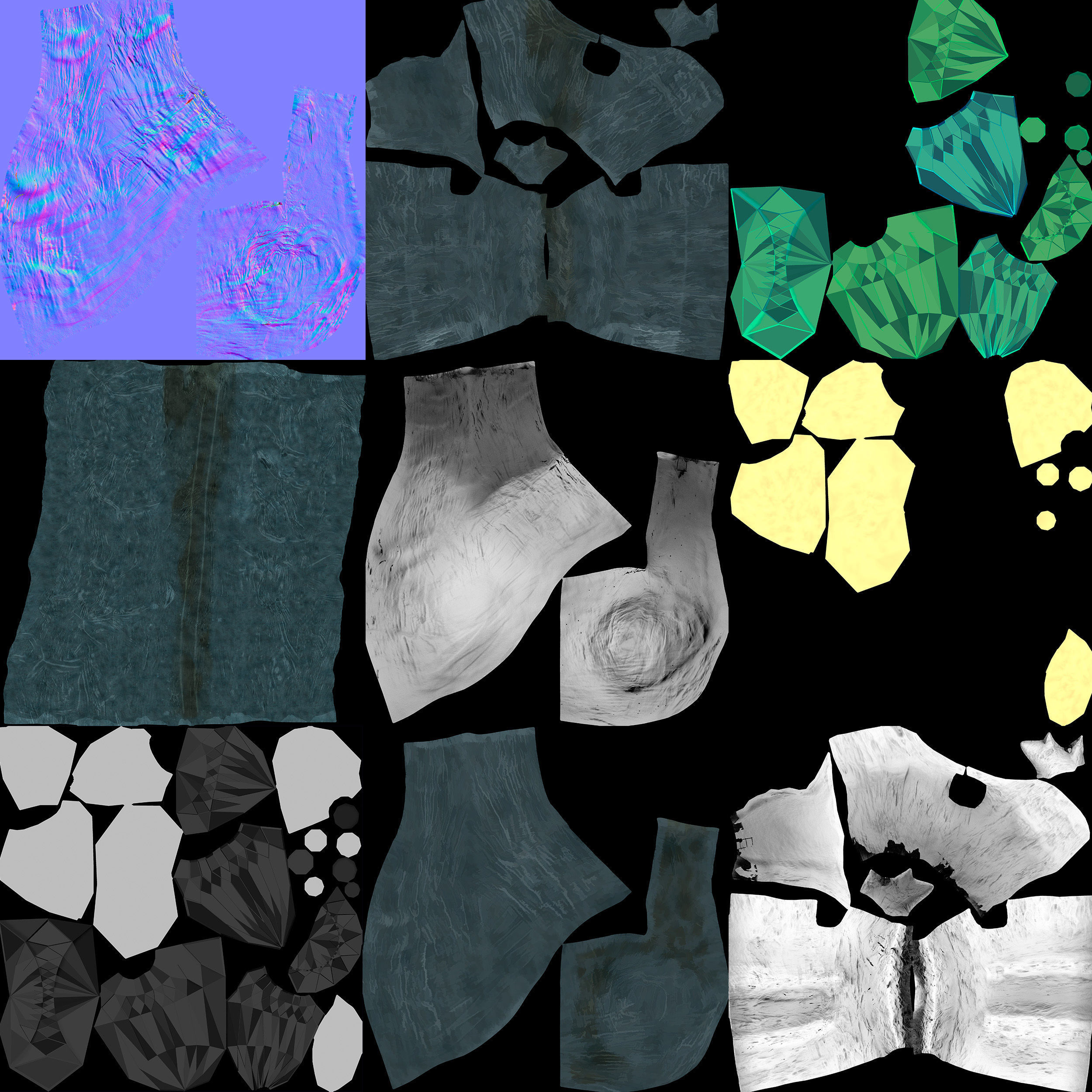 3D model Stylized Cave for Anime and Cartoons VR / AR / low-poly | CGTrader