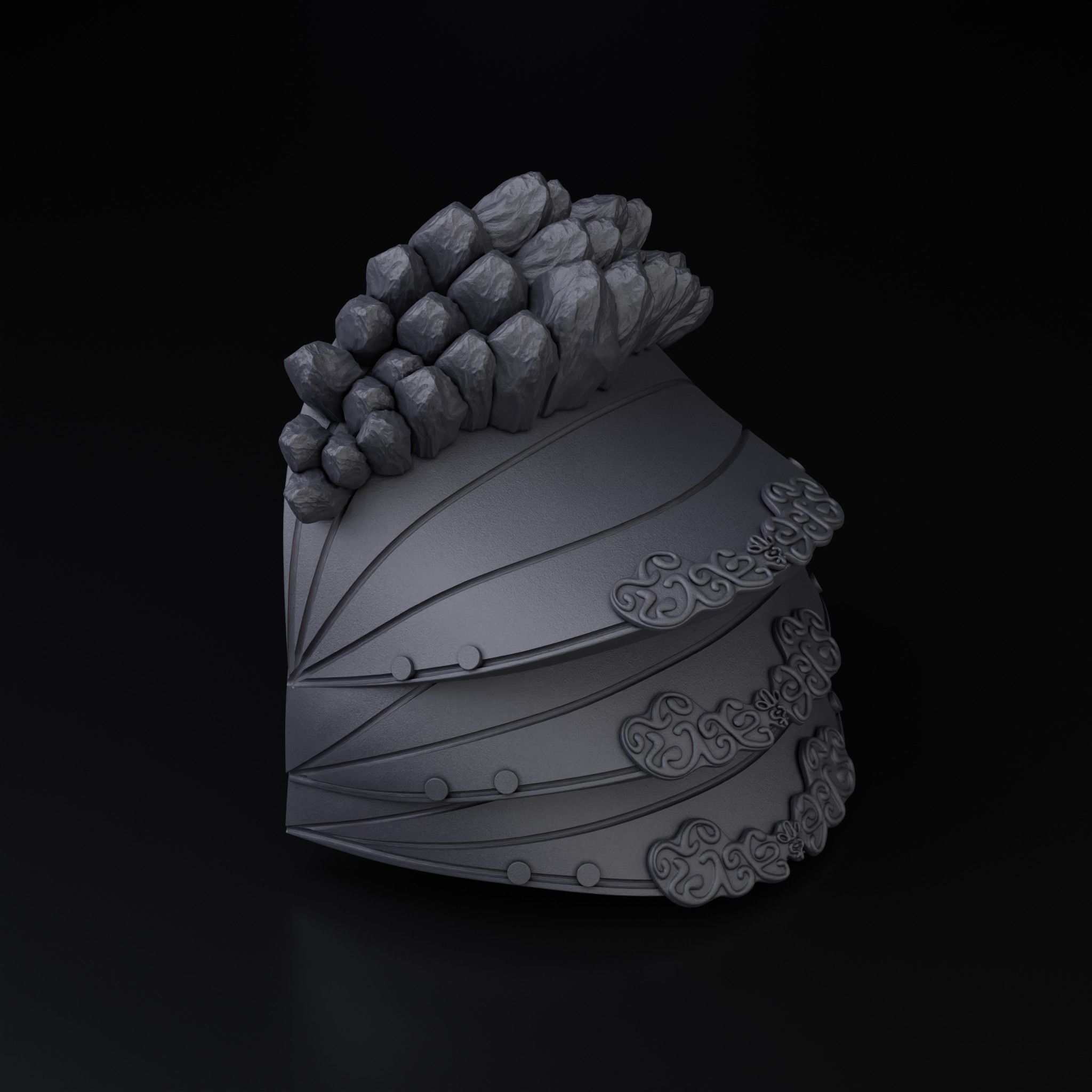 Sleep Token Vessels shoulder pad 3D model 3D printable | CGTrader