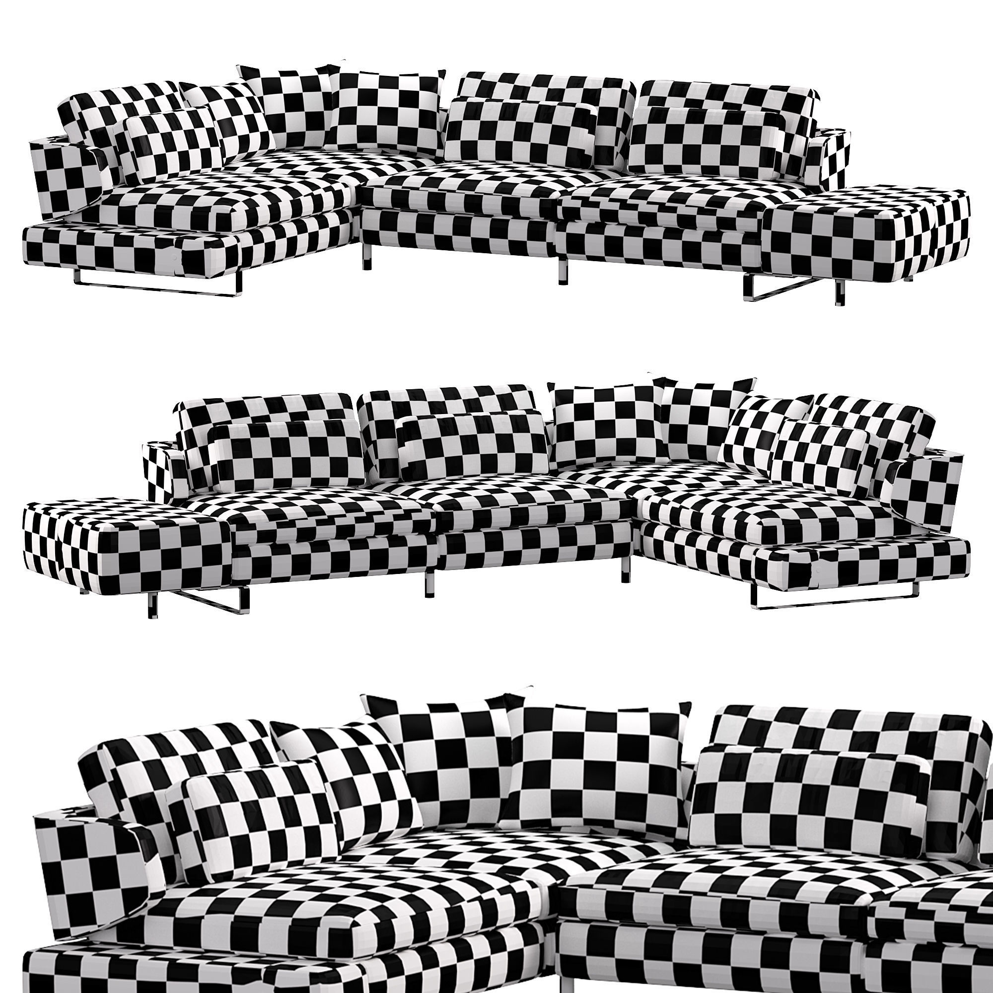 OPUS SOFA by Natuzzi 3D model | CGTrader