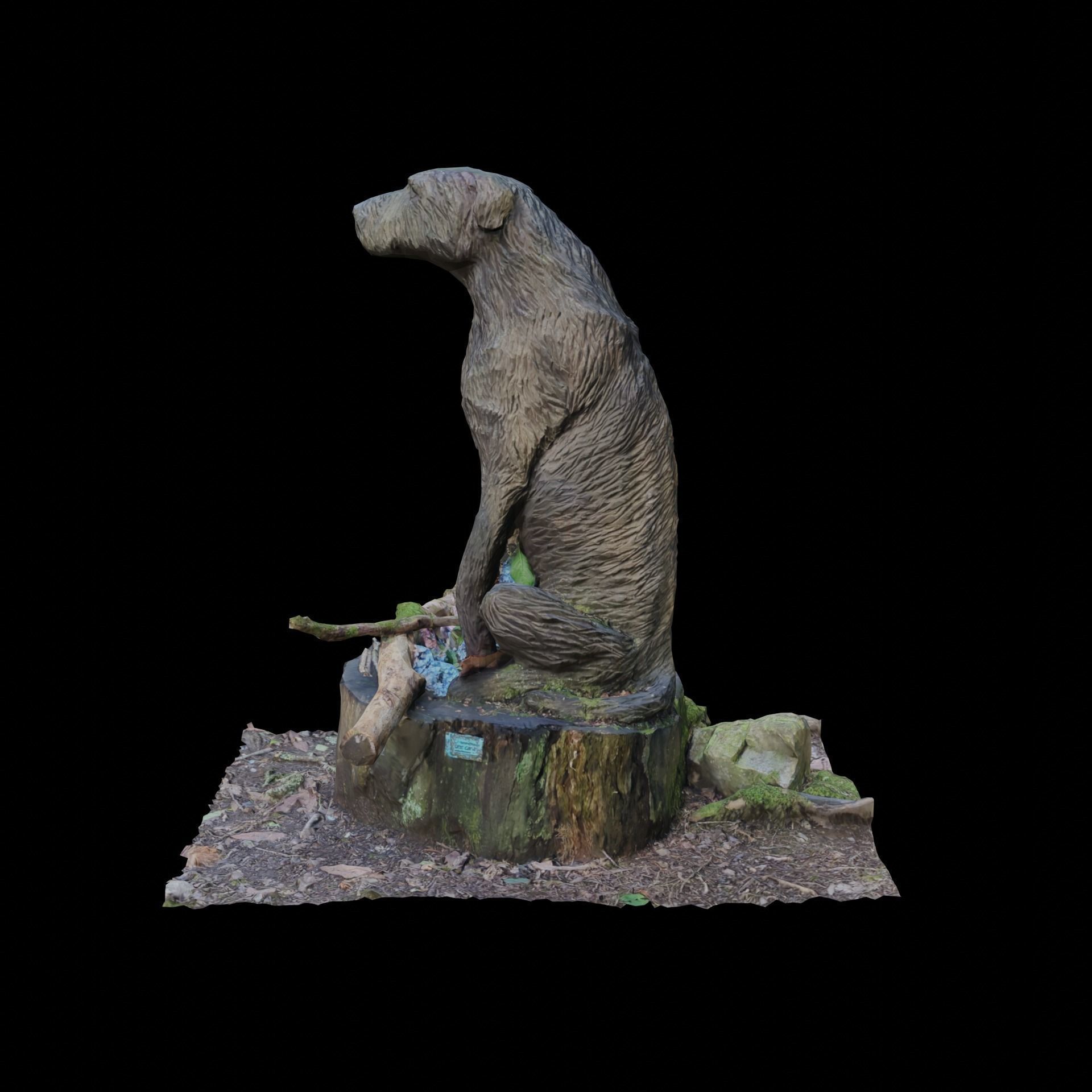 Dog sculpture 3D scan 3D model | CGTrader